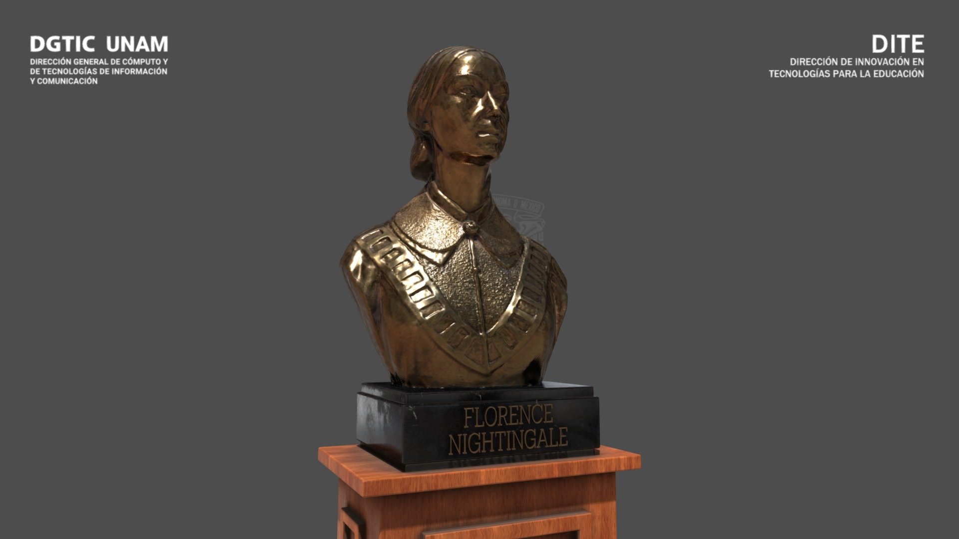 Florence Nightingale - 3D model by Colección de modelos 3d (@DRDE_UNAM ...