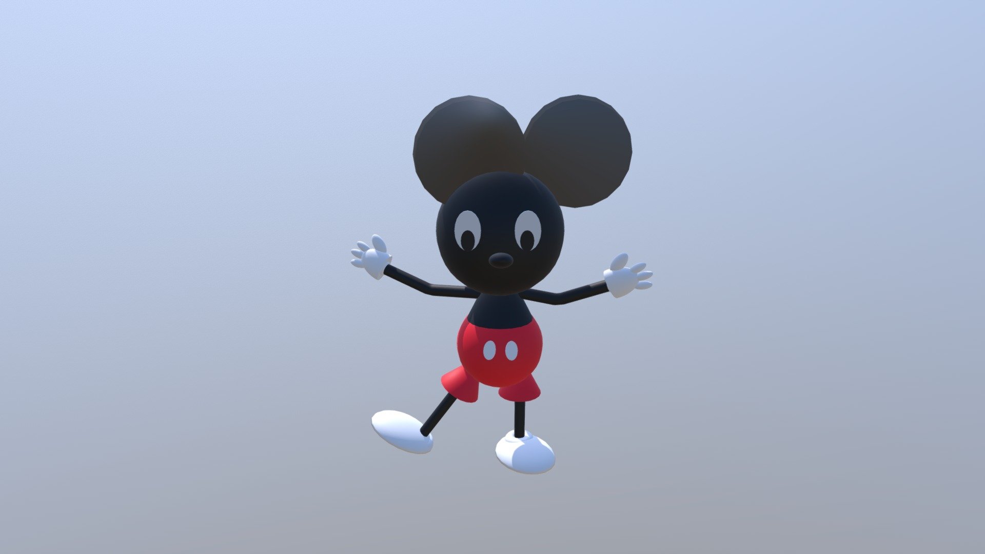 Mickey - 3D model by Kalka [69998bc] - Sketchfab