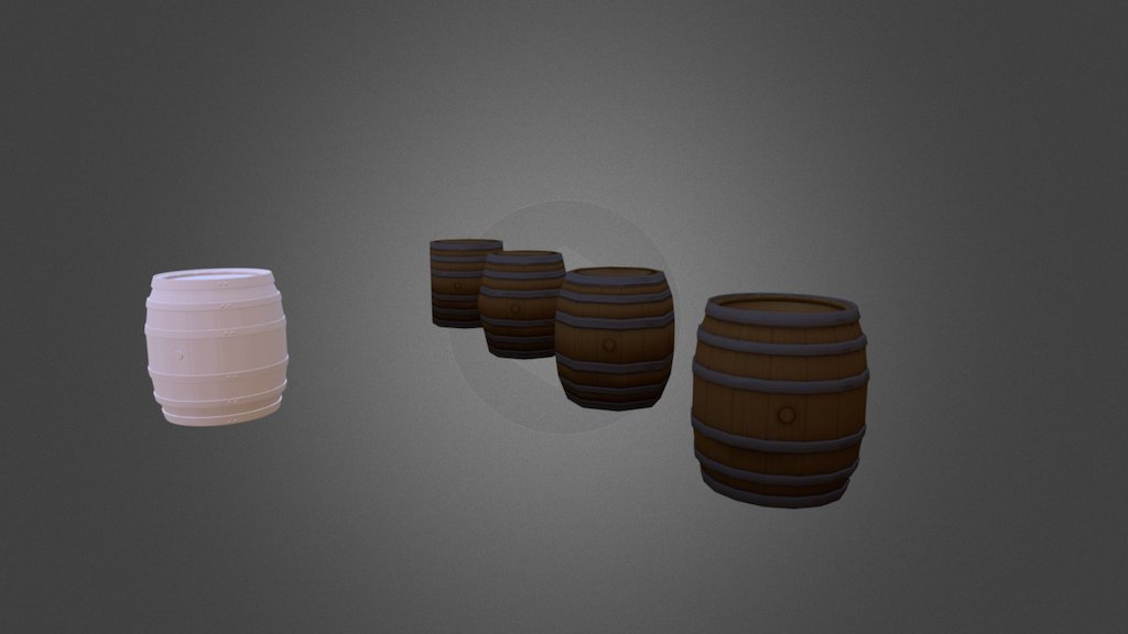 Wood Barrel for Second Life - 3D model by keawstudio [6999c02] - Sketchfab