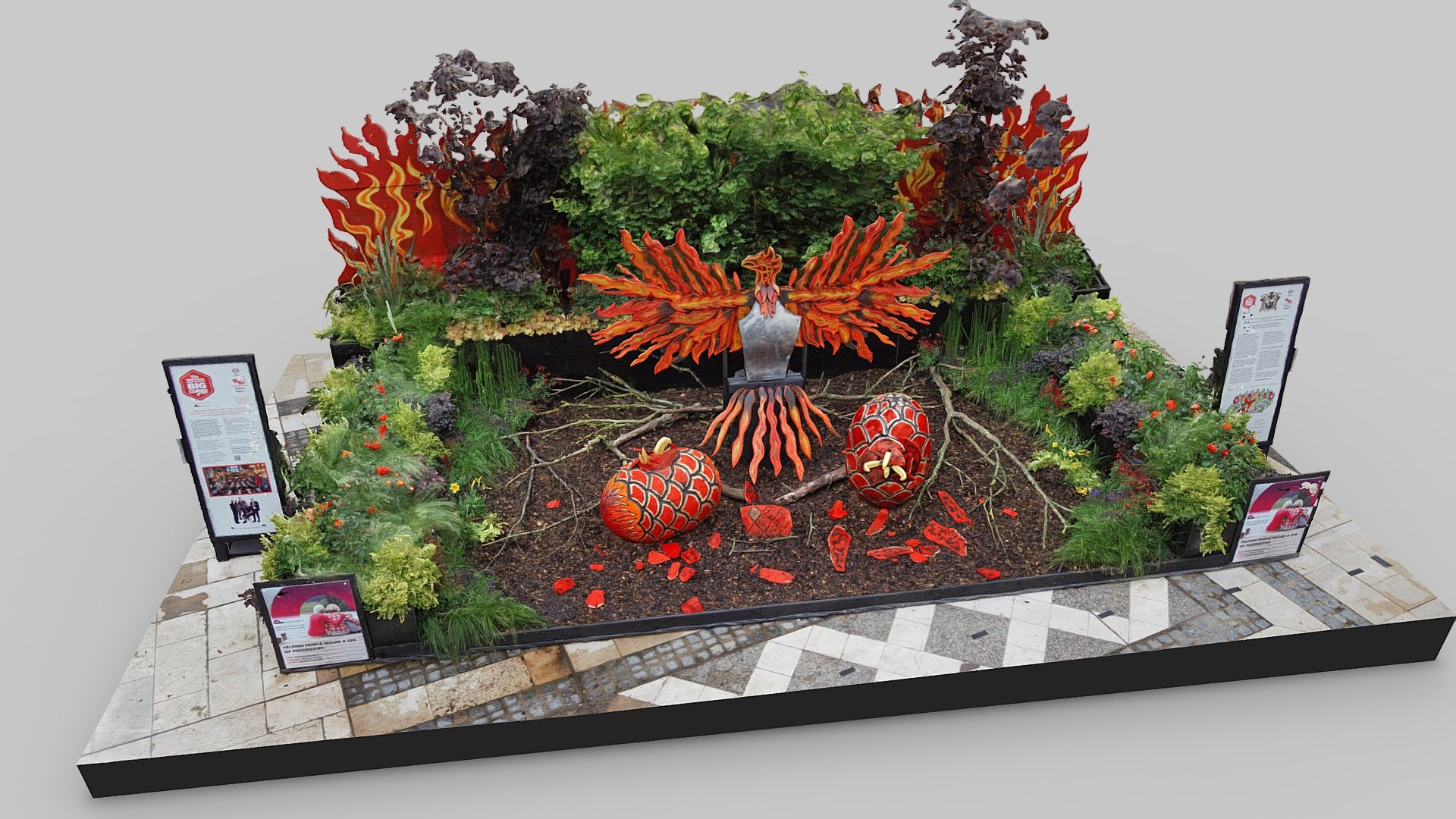Pheonix Garden - Download Free 3D model by artfletch [699a2c6] - Sketchfab