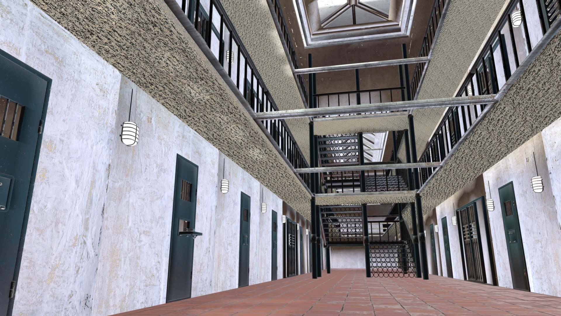 Prison house - restricted area - Buy Royalty Free 3D model by Mixaill ...