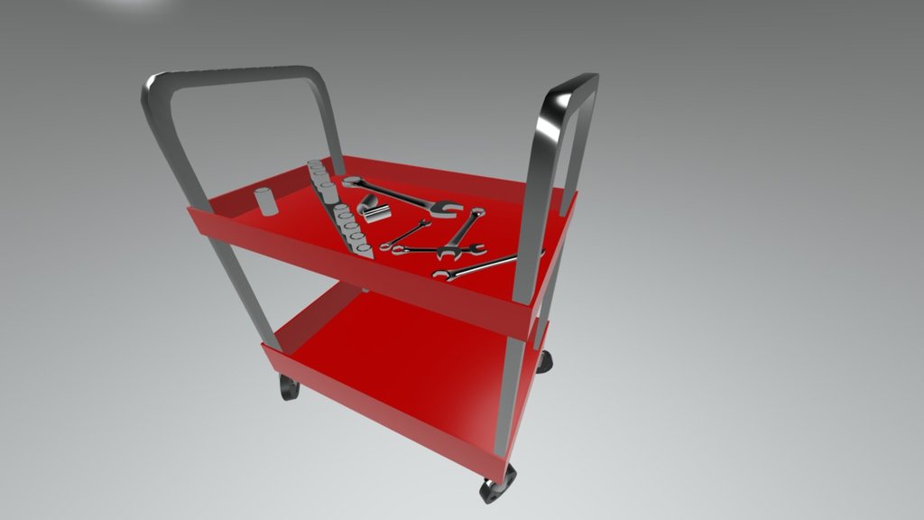 Tools table - 3D model by Studio KTB (@chazz) [699bd42] - Sketchfab