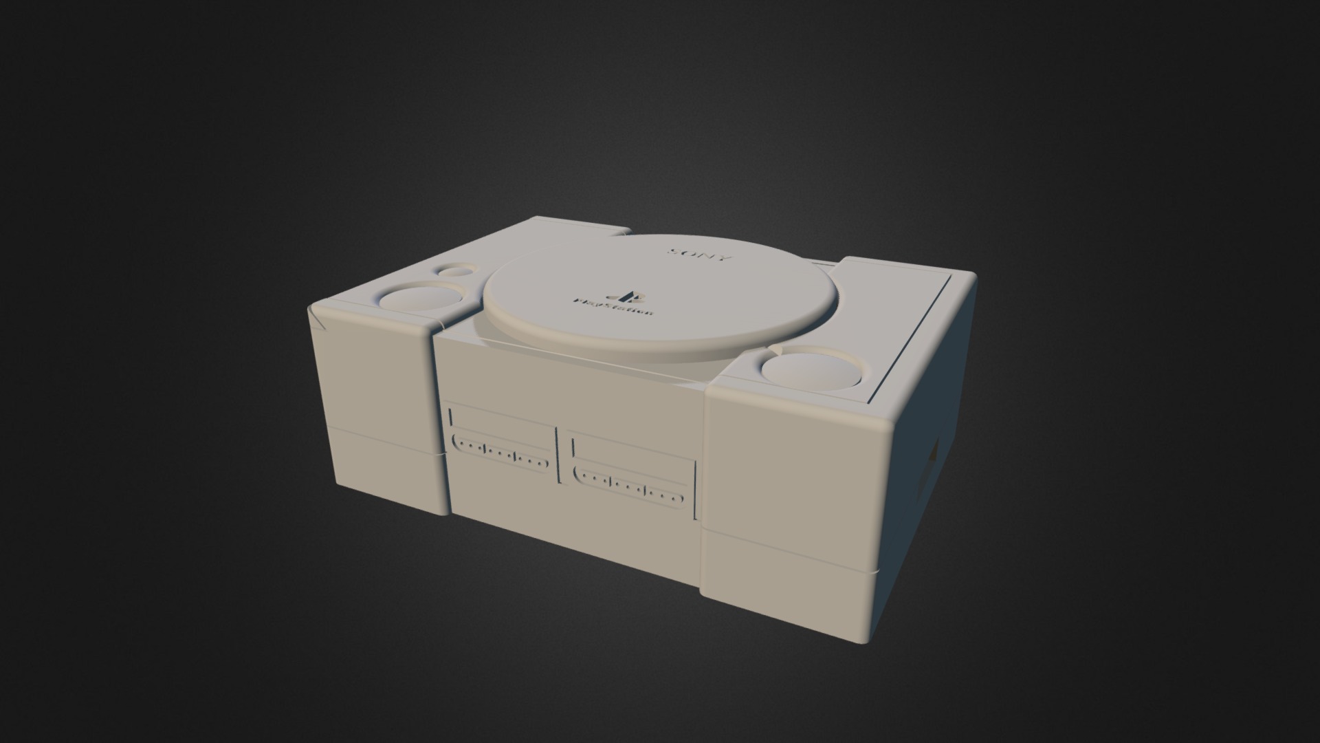 PS1 Raspberry Pi 2 Case - Final - 3D model by The Hazy Vagrant ...