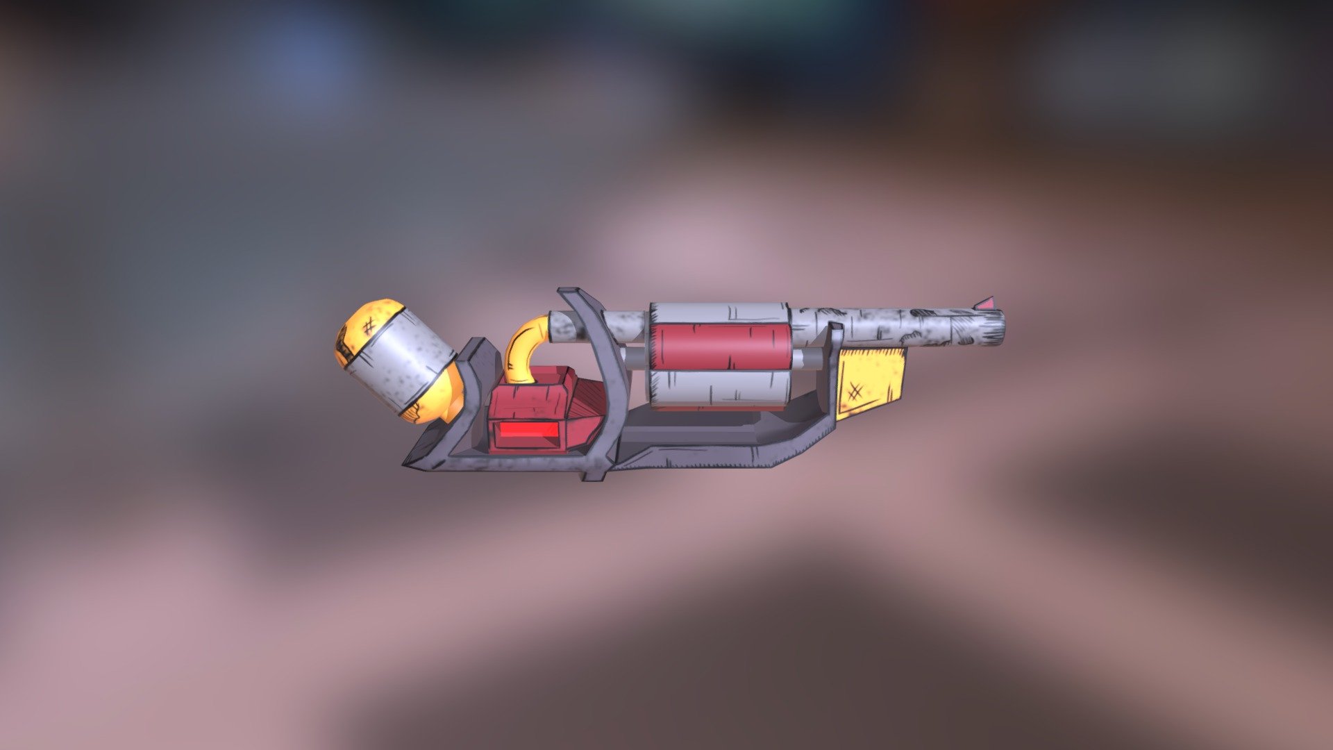 Revolver Machine-Gun Weapon for Cowgirl Crusade - 3D model by Anakin ...