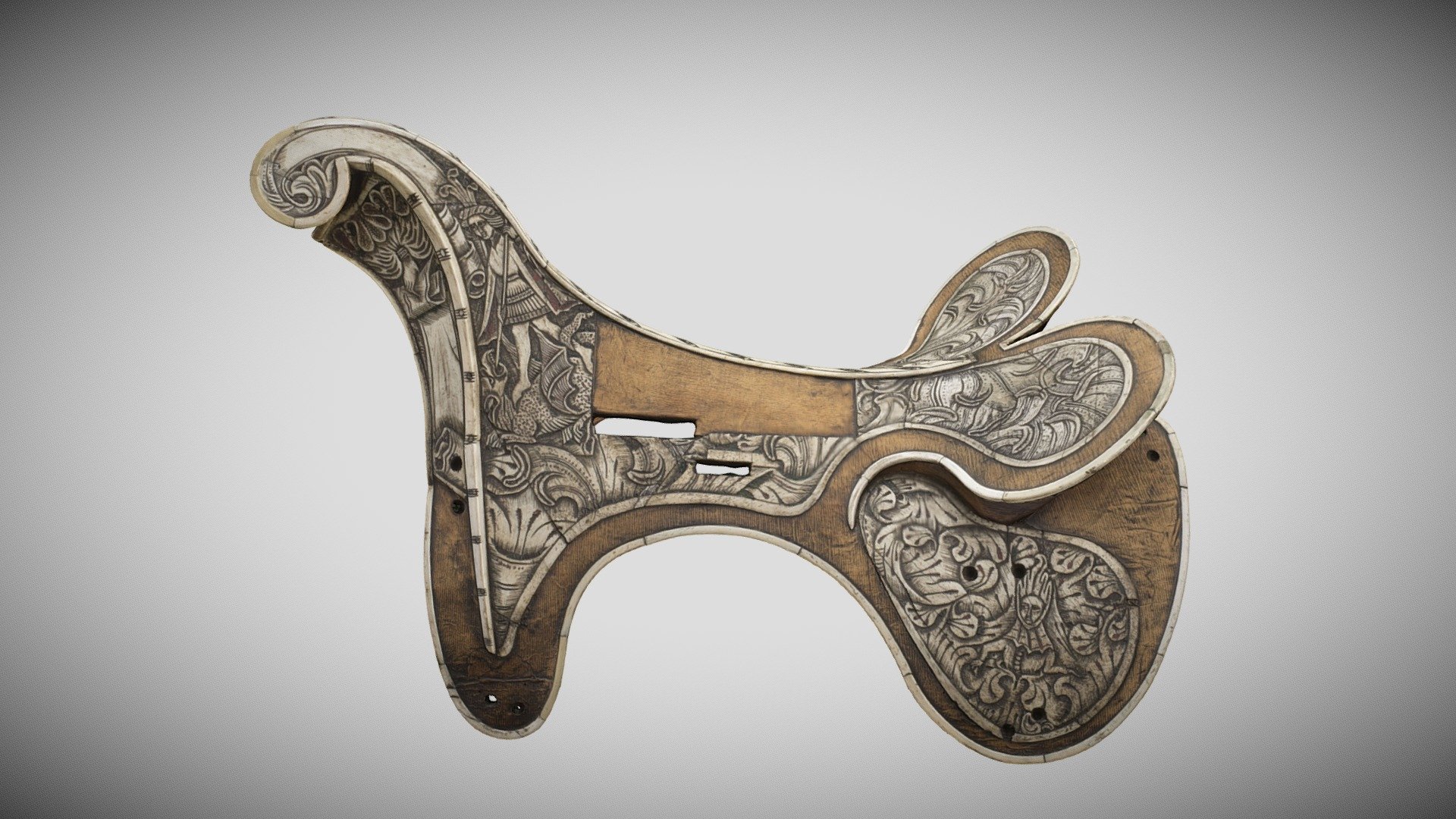 Bone Saddle, The Wallace Collection (A 407) - 3D model by Research ...