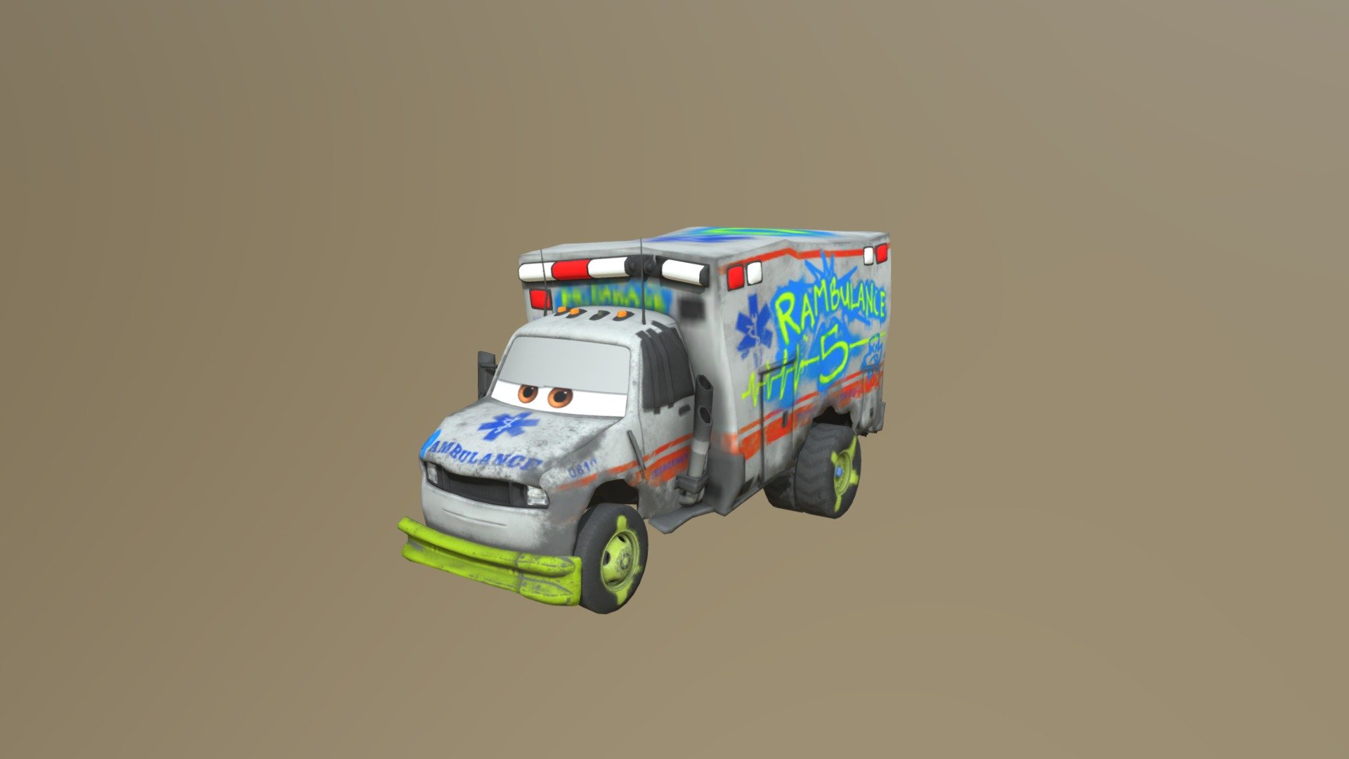 Dr Damage - 3D model by Cars (@Carspix) [69a3b74] - Sketchfab
