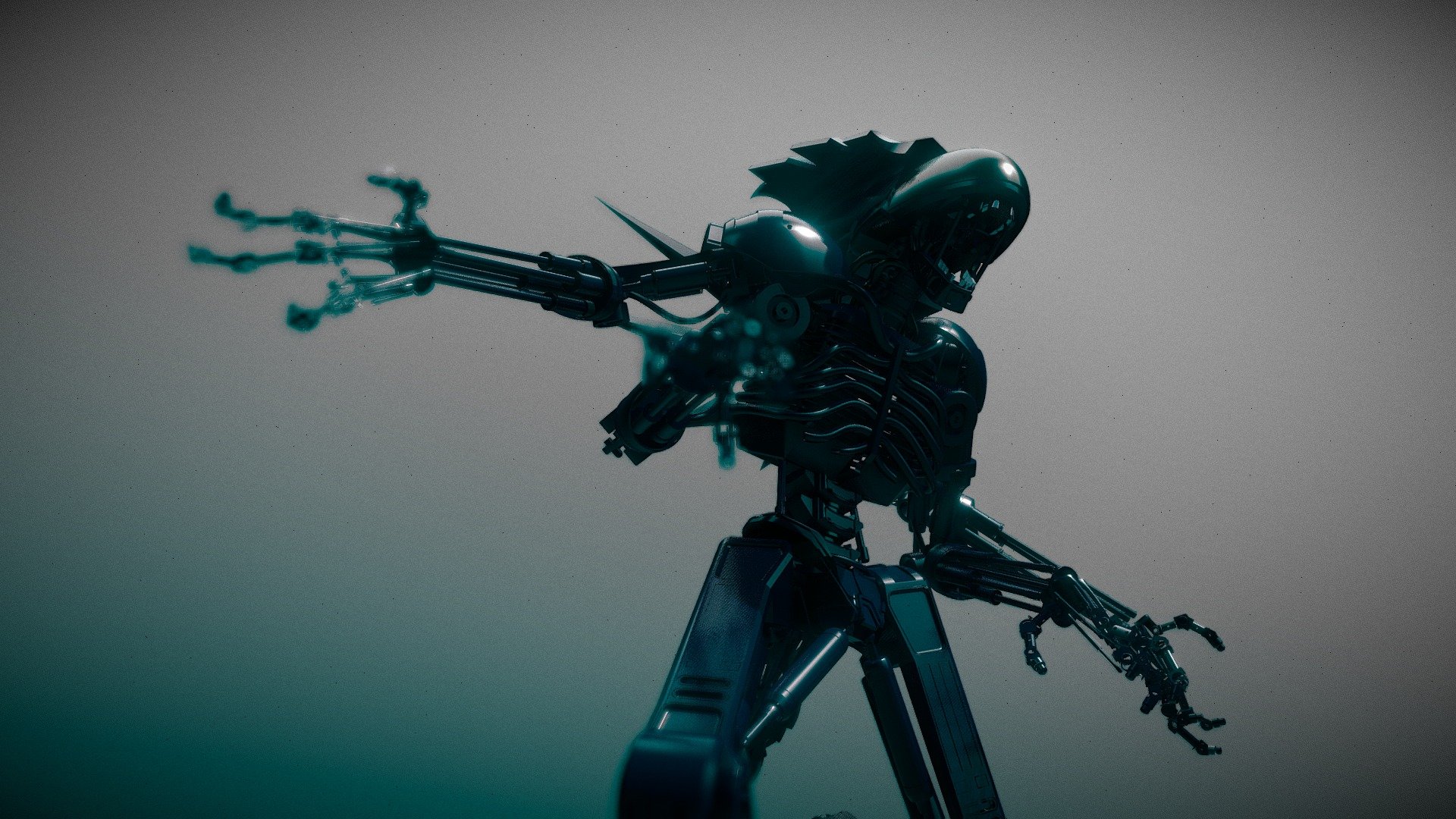 Alien Queen Mecha Version - Download Free 3D model by SorroW (@CoppoB ...