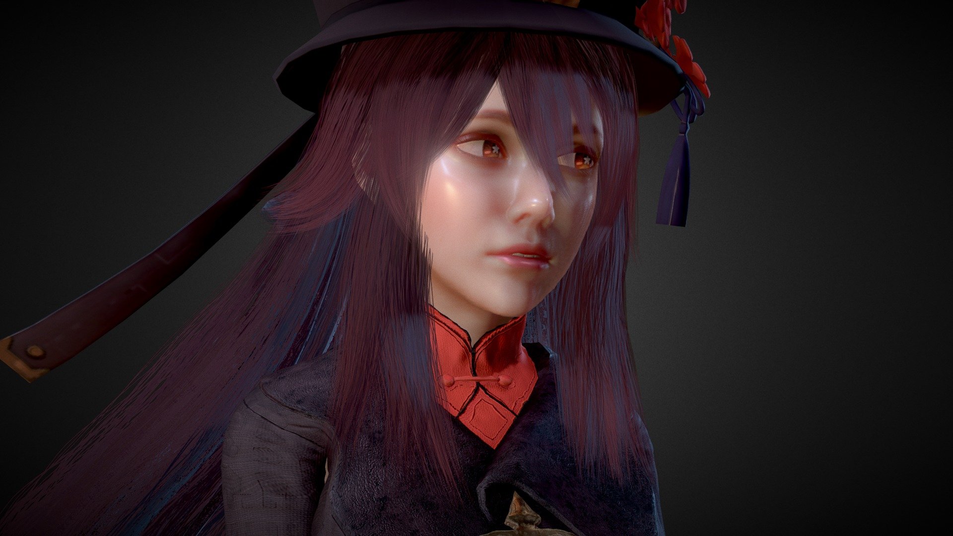 Semi Real - Hutao From Genshin Impact - Download Free 3D model by ...