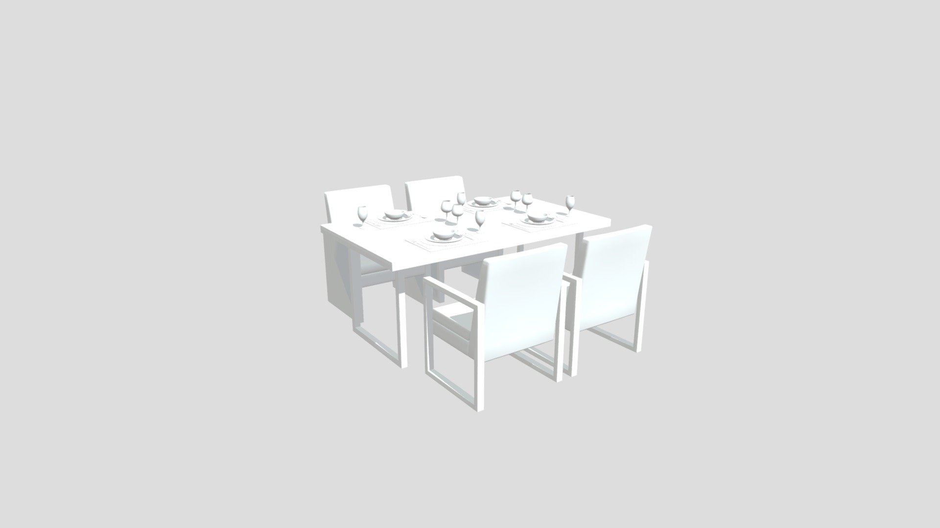 Table Chair - 3D model by harrygautam4 [69a5c92] - Sketchfab