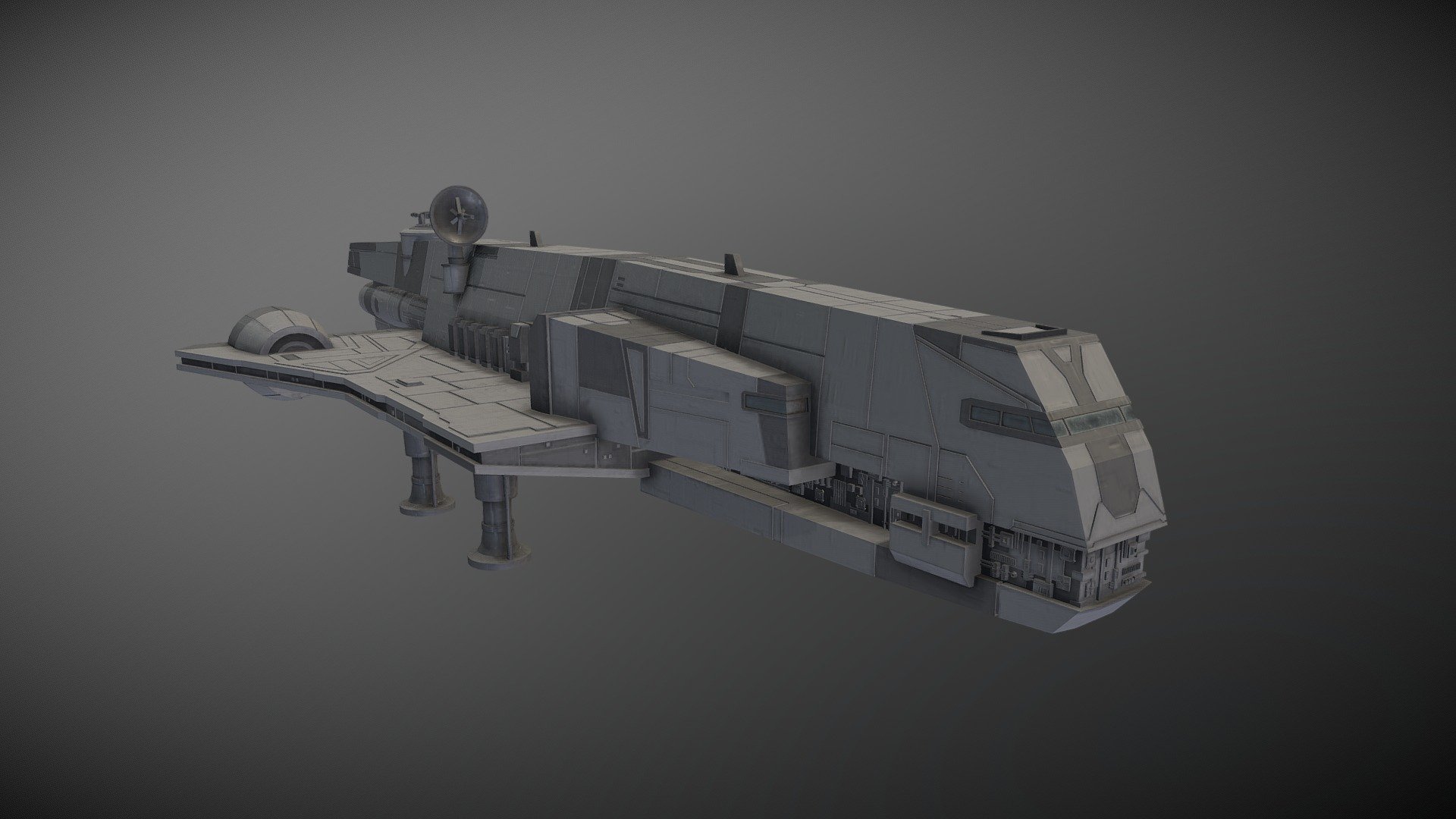 Gozanti-Class Cruiser (Star Wars) - 3D model by Failikeapro ...