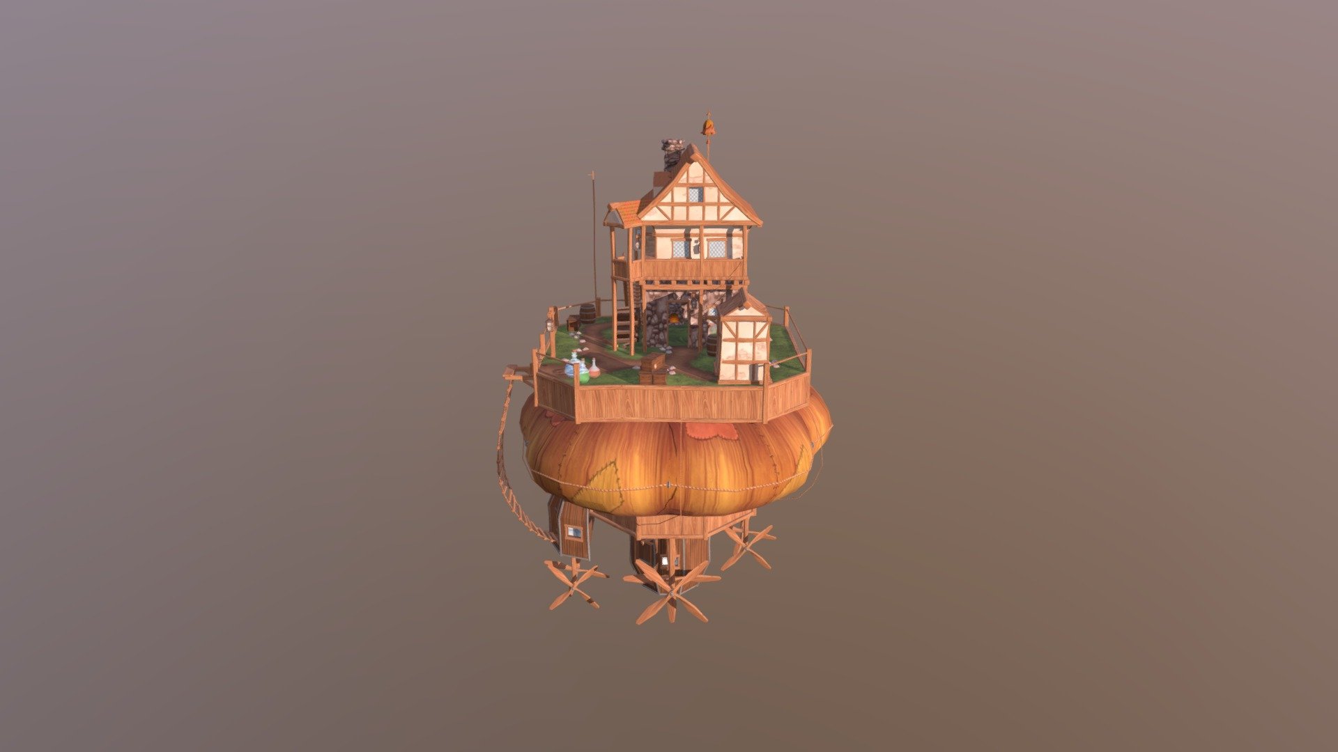 Andrews Floating Island Unity V2 - Download Free 3D model by djvivid ...