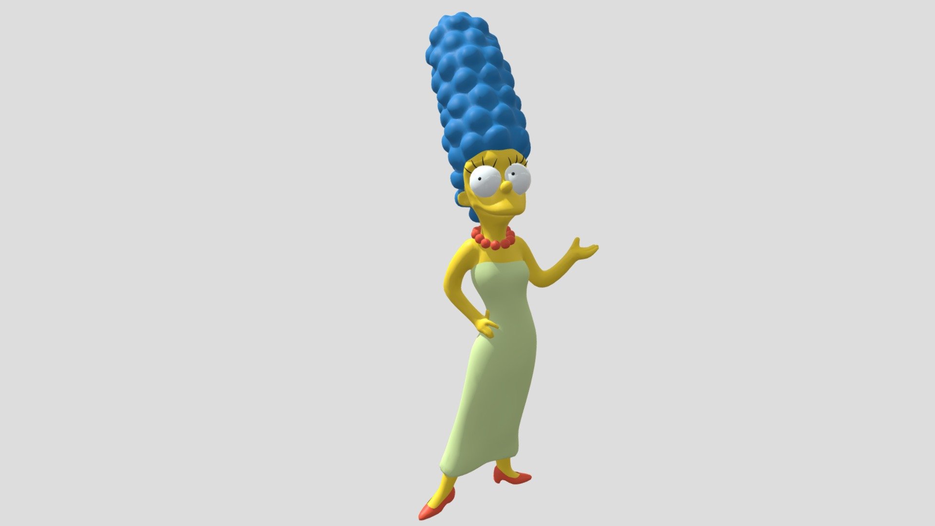 Marge Simpson from the Simpsons - Download Free 3D model by ...
