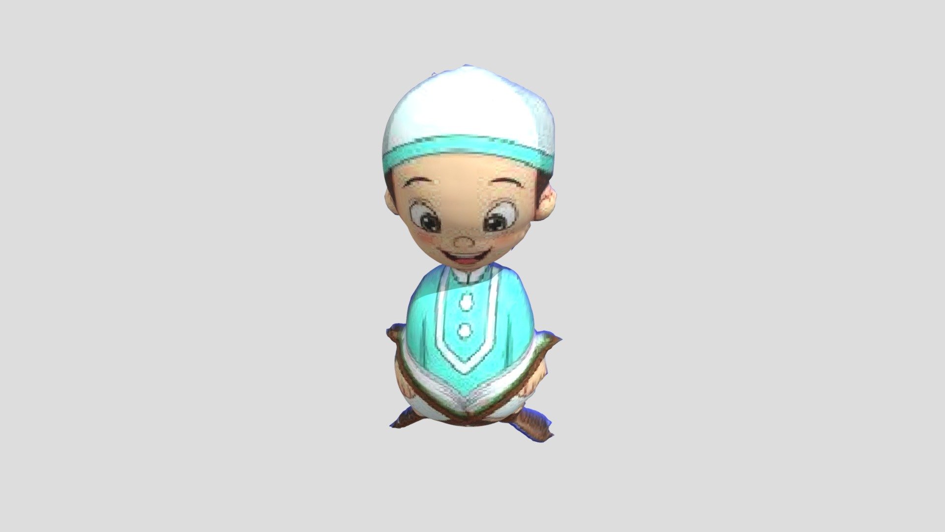 membaca al quran - 3D model by Mubaro [69a9d58] - Sketchfab