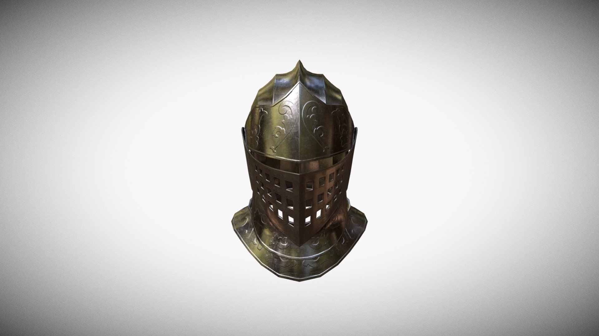 Knight Helmet - 3D model by aokiyoshi [69ae36b] - Sketchfab