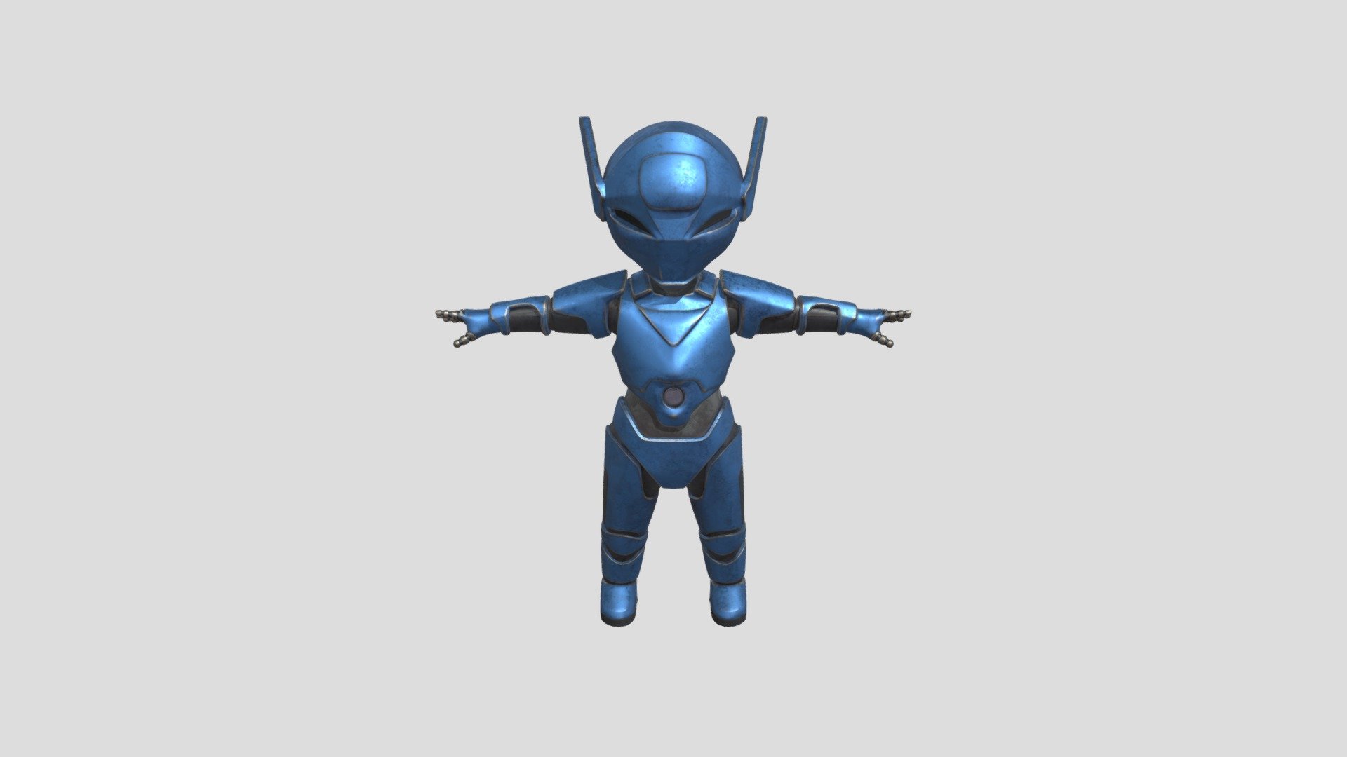 Chibi Robot - 3D model by ignkiran [69ae476] - Sketchfab