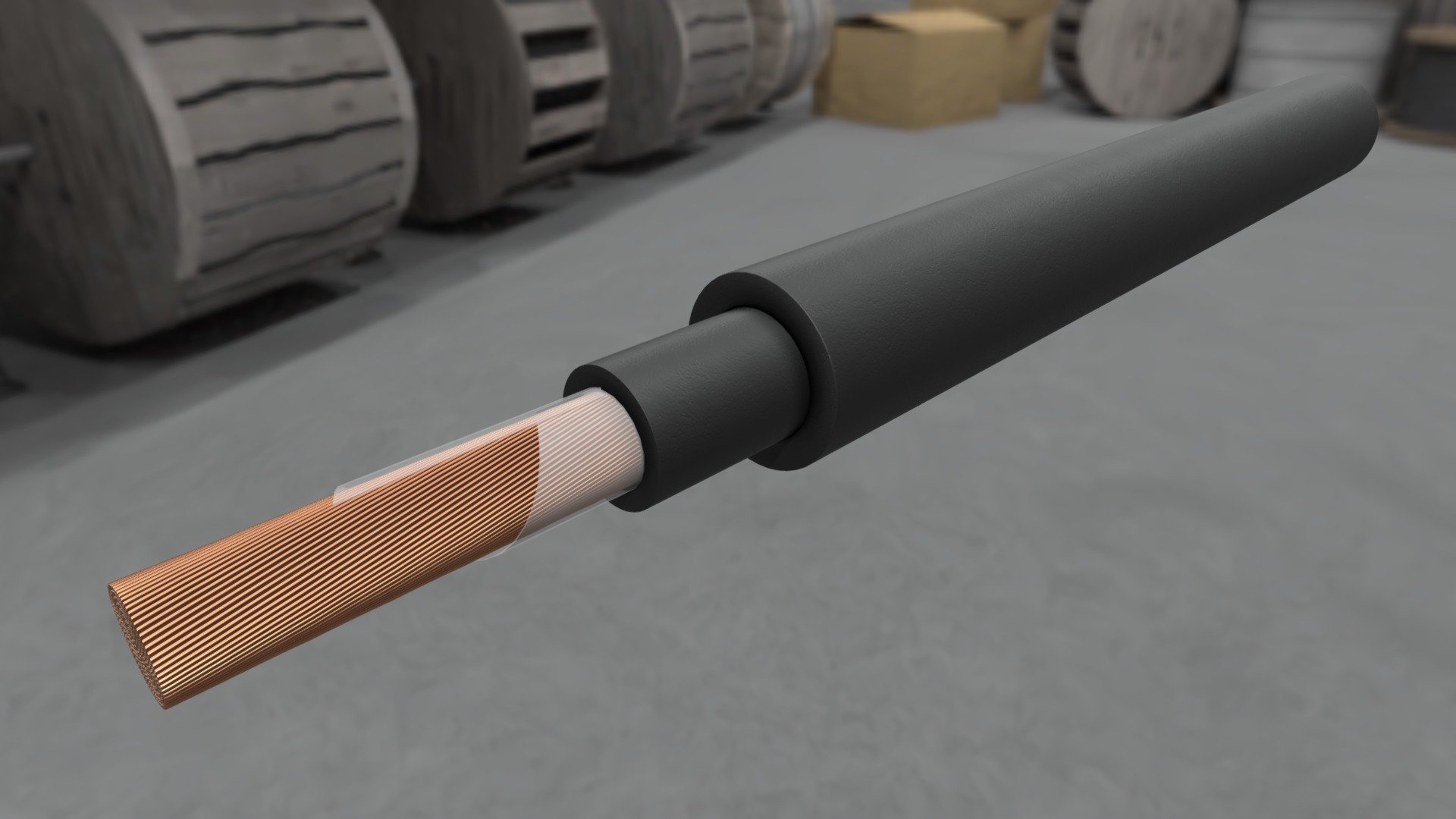 Кабель КТГ - 3D model by sts-kabel [69ae559] - Sketchfab