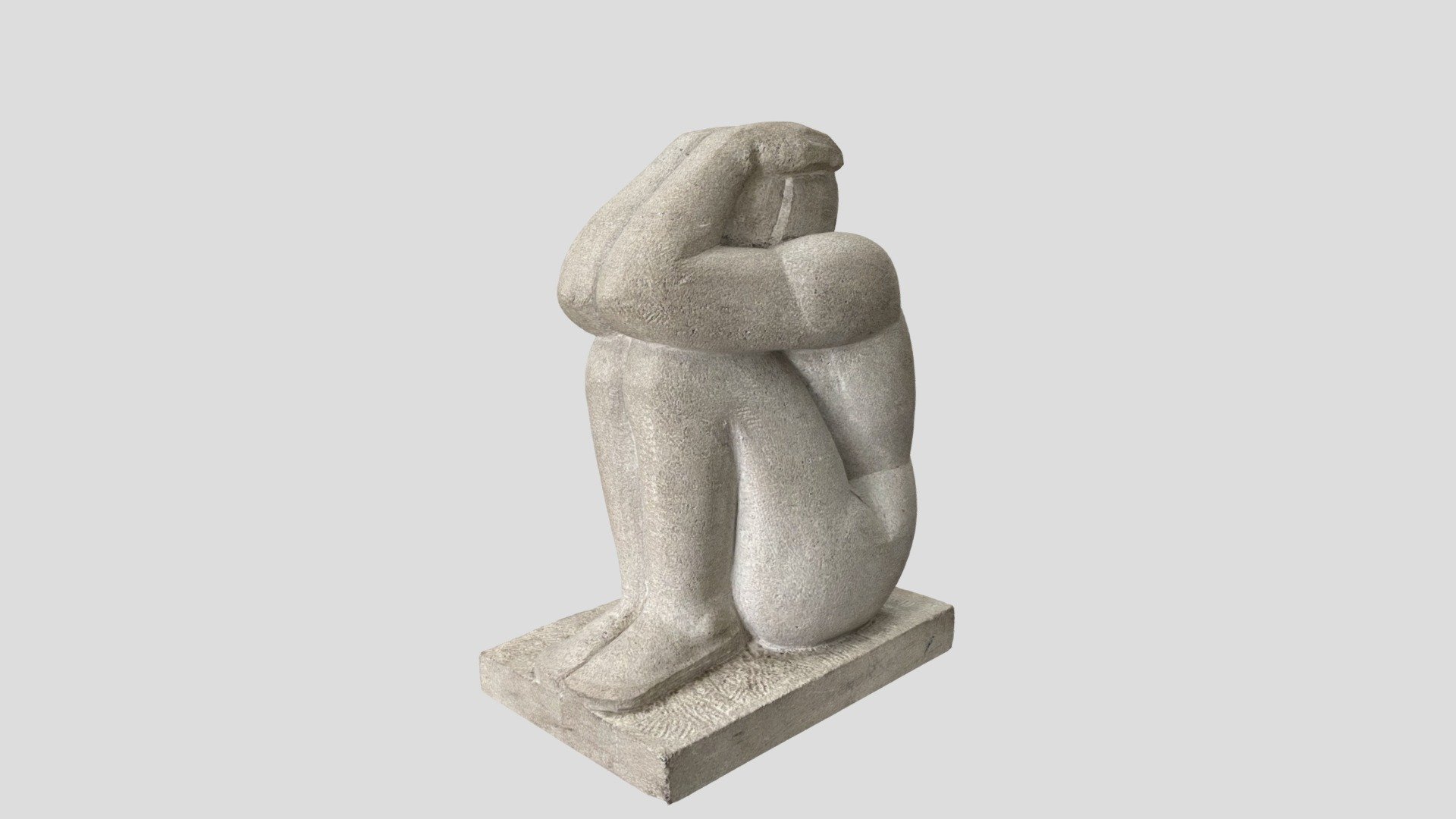 "Unknown (Kneeling Figure)" Unidentified - Download Free 3D model by ...