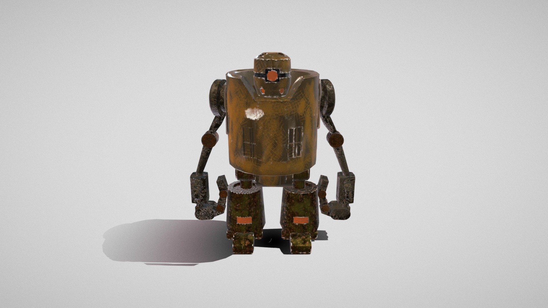 Primer Robot - 3D model by Andrikanime [69b12a8] - Sketchfab