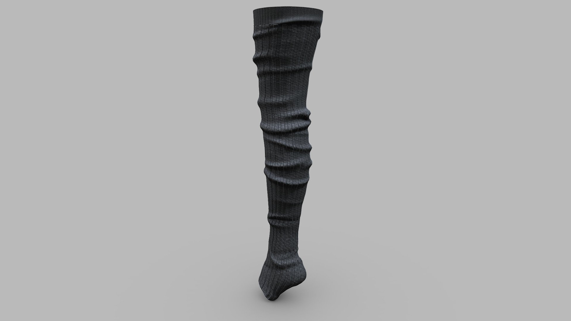 Female High Heels Legwarmer Thigh Socks - Buy Royalty Free 3D model by ...