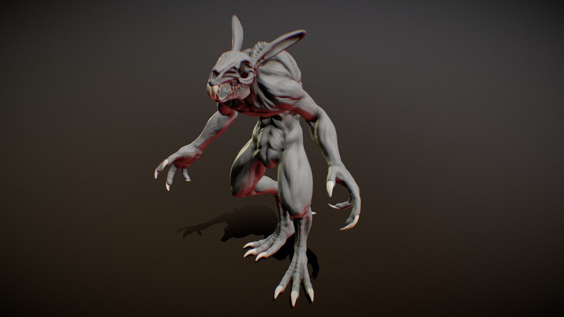 Rabbit creature - 3D model by CarvMad (@Ryan.Carvalho) [69b345f ...