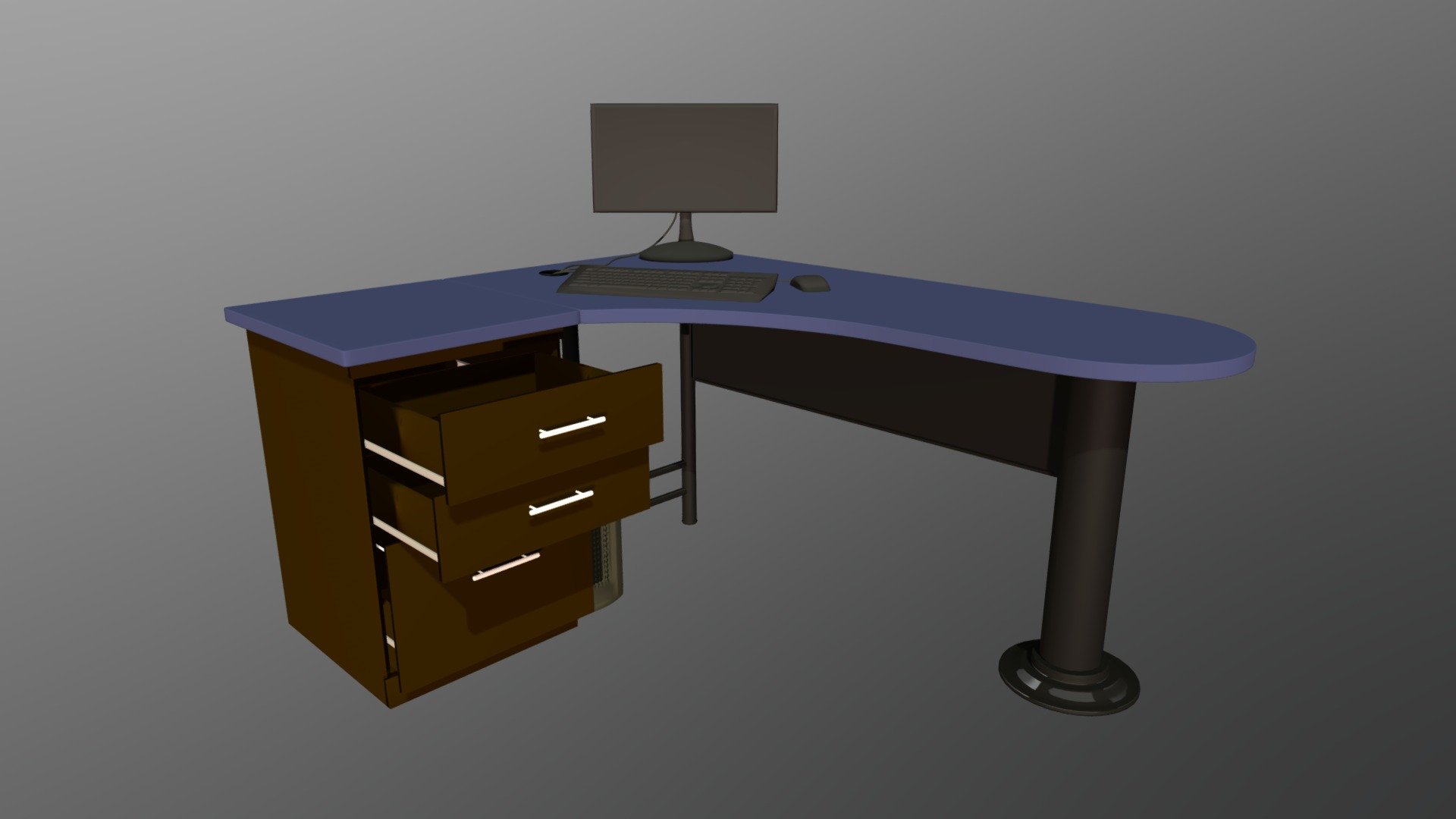 Desktop Animation - 3D model by Jefferson Serrano (@jeffhighland ...