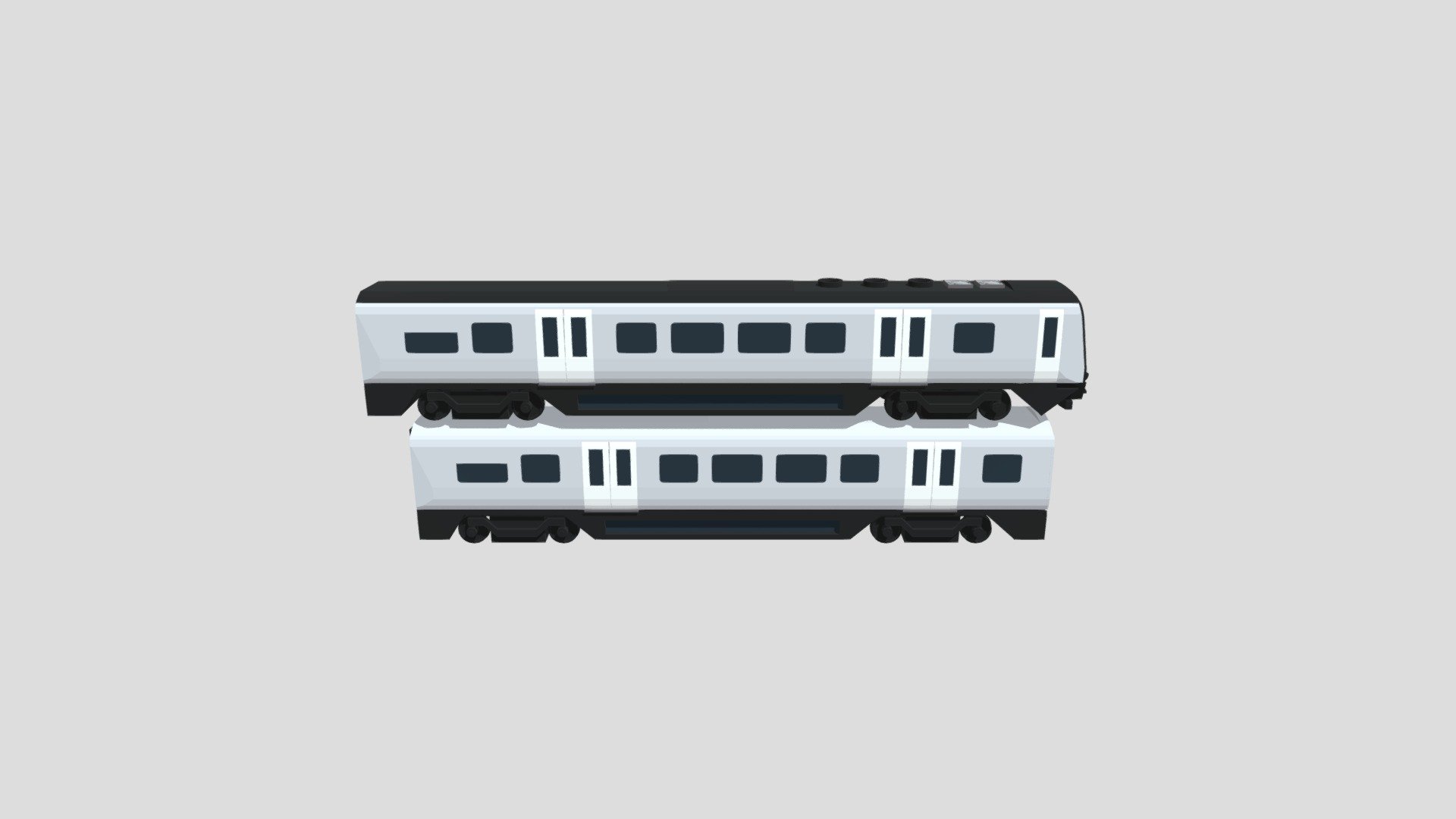 Train subay intercity - 3D model by the low-poly core (@ettore-Bug ...
