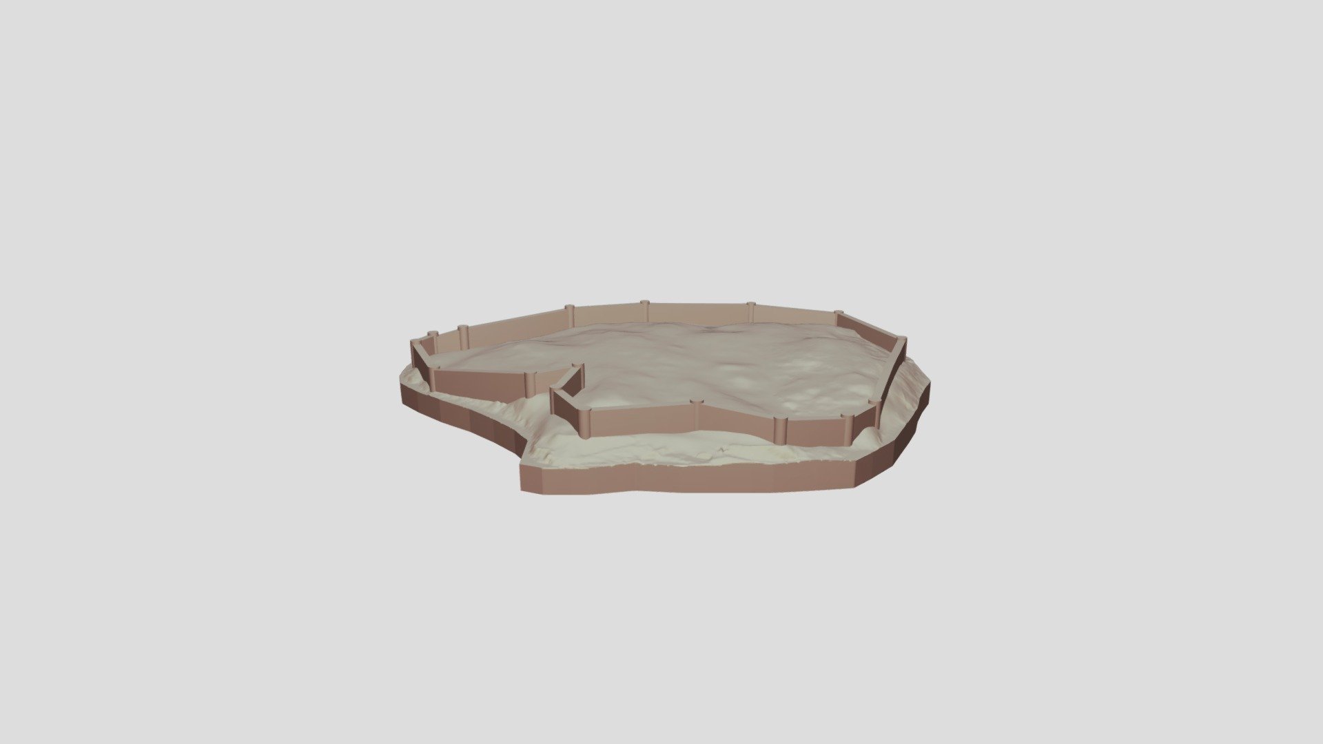 Modular Shell of the Arab Wall – Toledo, Spain - 3D model by Dacaro ...