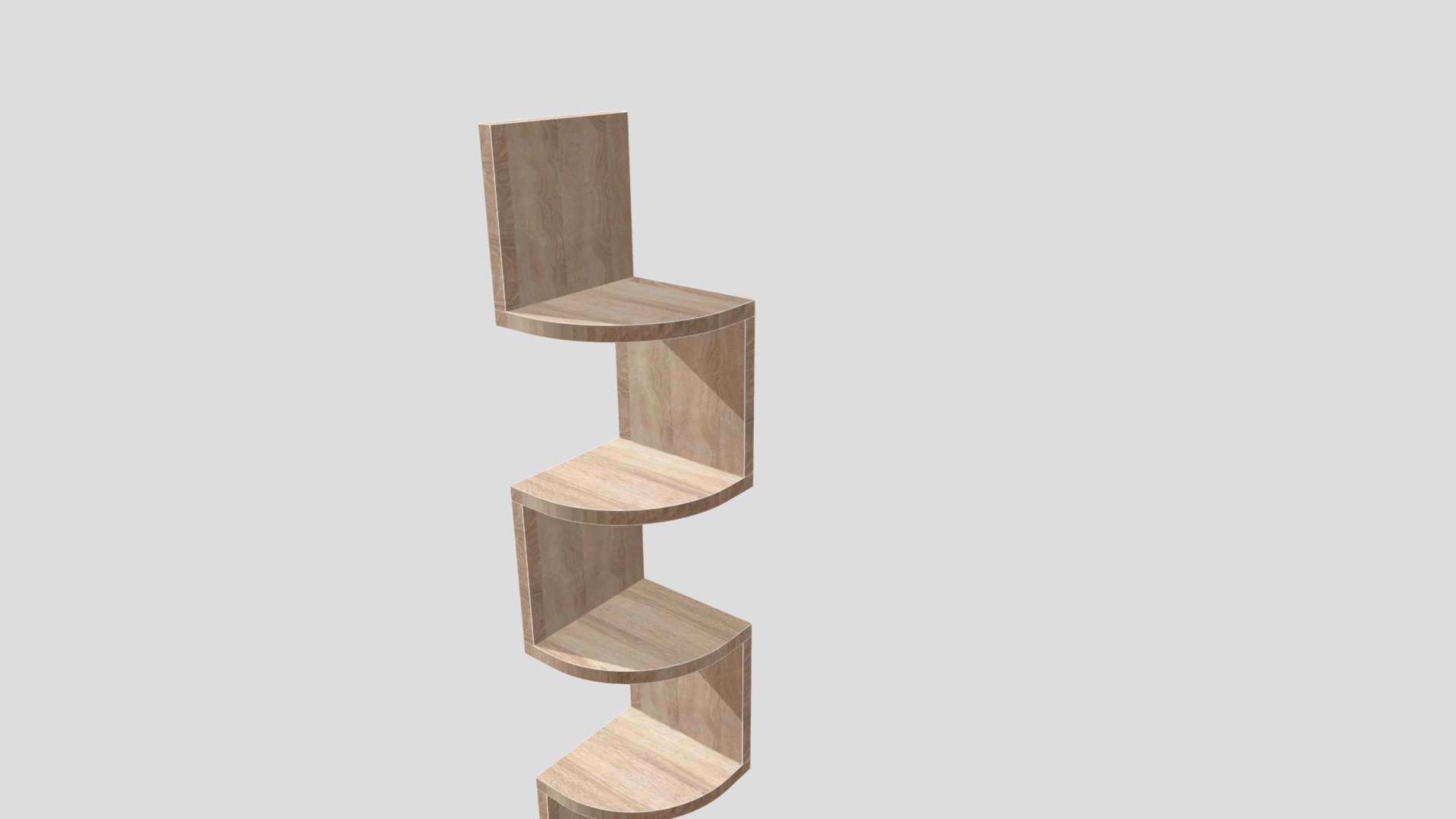 Floating Corner Shelf - 3D model by legendary-furniture [69b5e22 ...