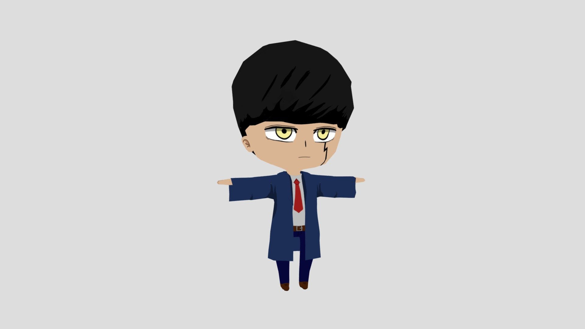 Chibi Mash Model - 3D model by felicianofelipe [69b6383] - Sketchfab