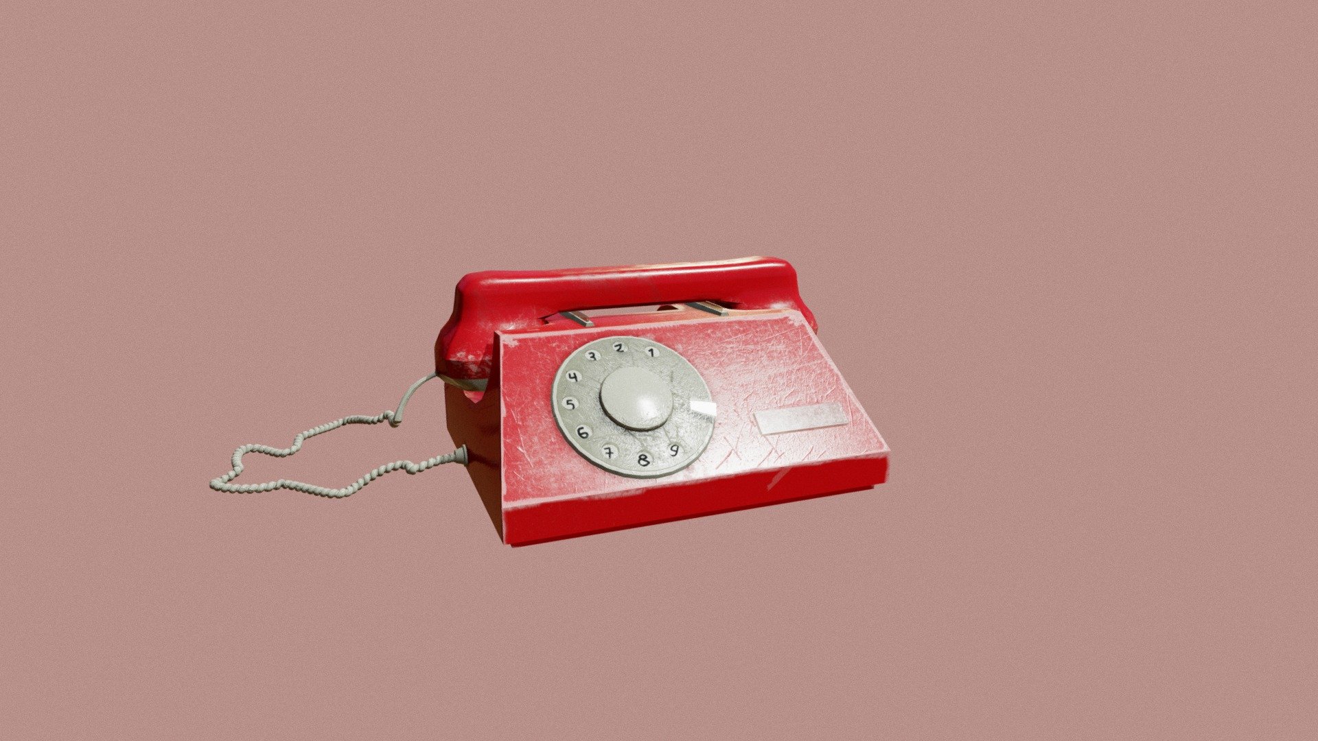 An old Soviet phone.Gameready - 3D model by Blaker09 [69b77bd] - Sketchfab
