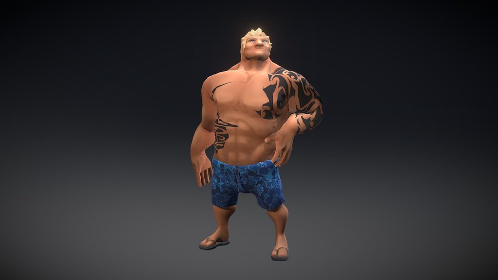 Milo "The Surfer" - 3D model by andrea.memeo [69b7bb9] - Sketchfab