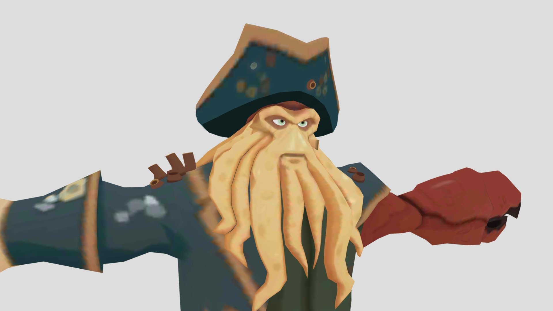 Davy Jones - Download Free 3D model by ThisIsntAPerson [69b89ae ...