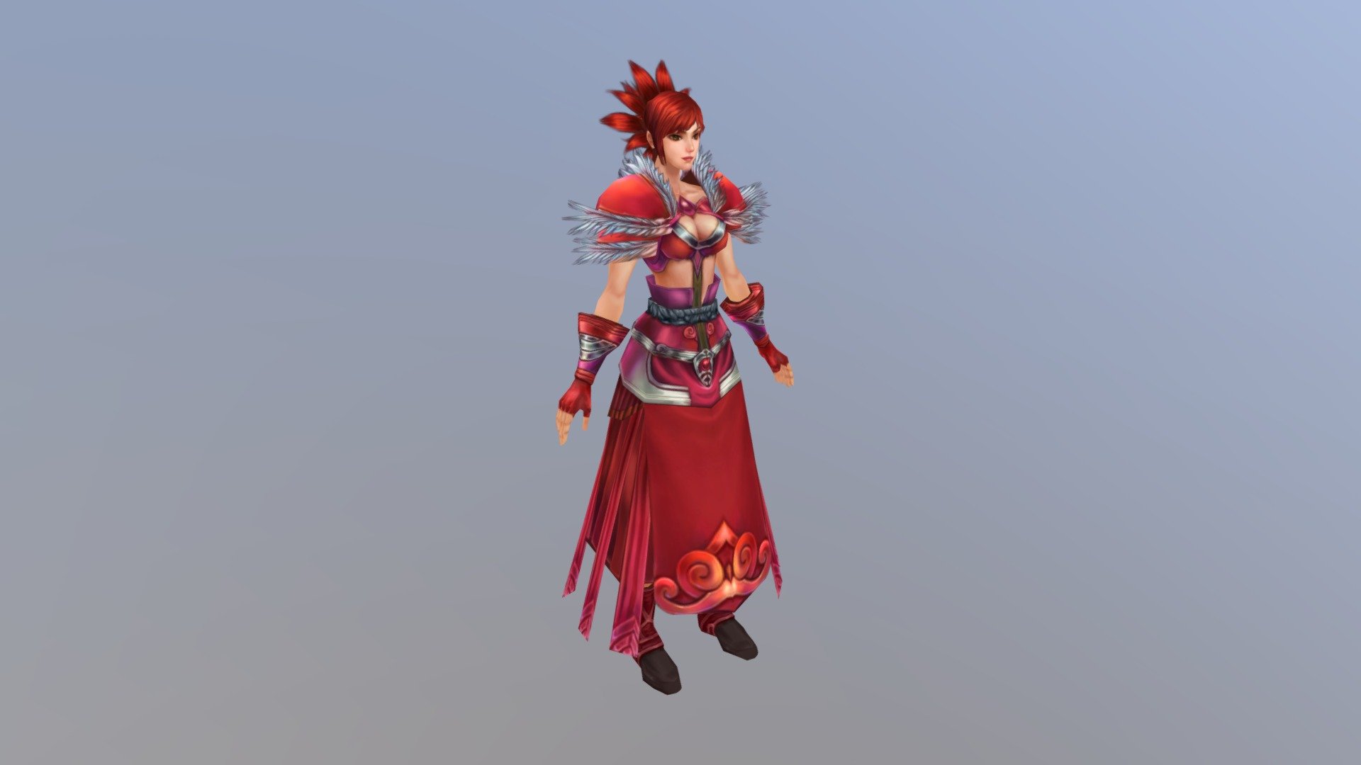 Fantasy girl - Download Free 3D model by eeriea [69b8cf5] - Sketchfab