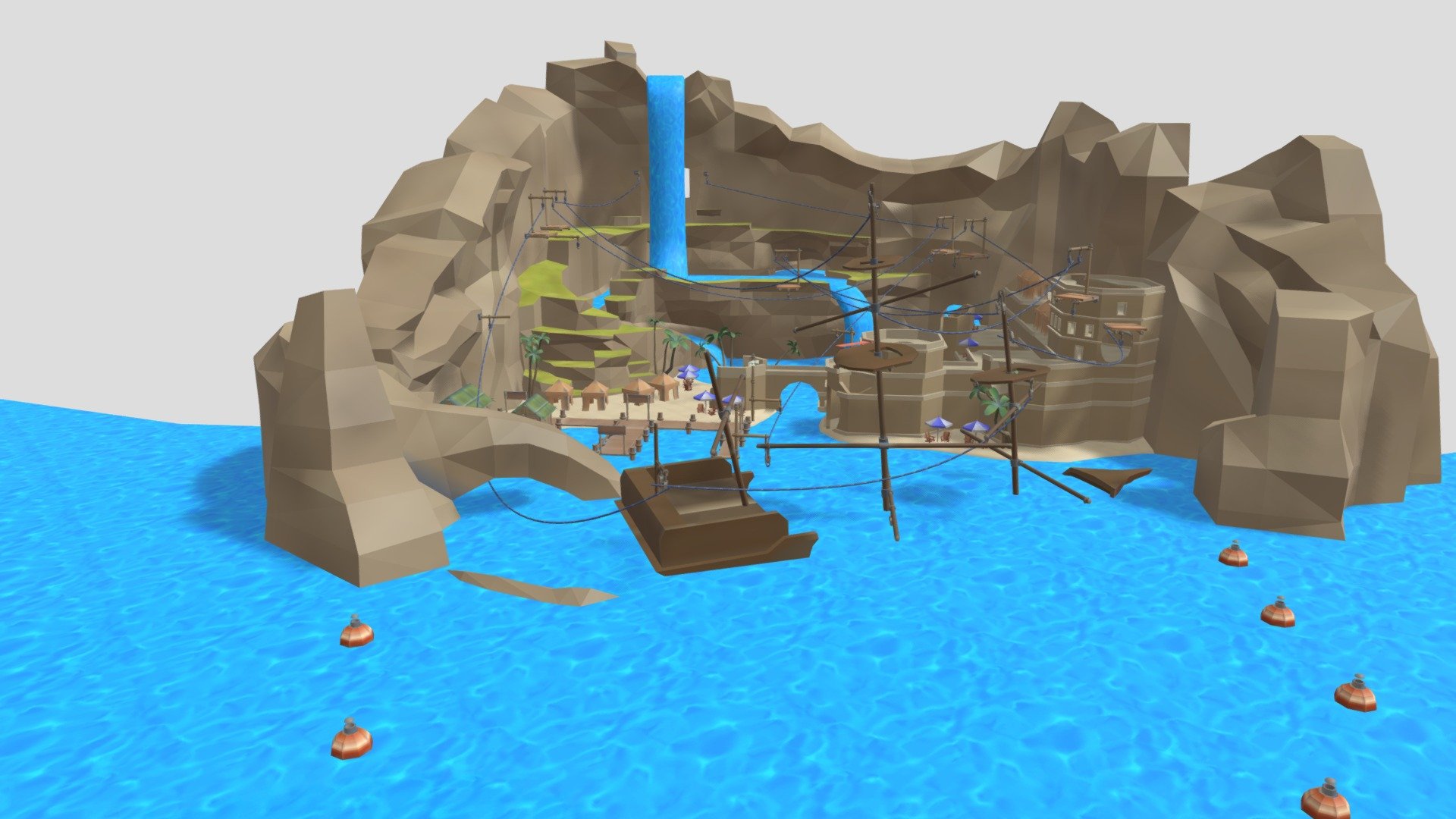 gorilla-tag-beach-map - 3D model by jacksonissocool [69ba392] - Sketchfab