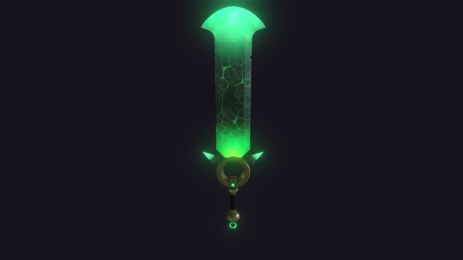 Jade Sword - Espada de Jade - 3D model by Arka (@Arka_art) [69bb2a3 ...