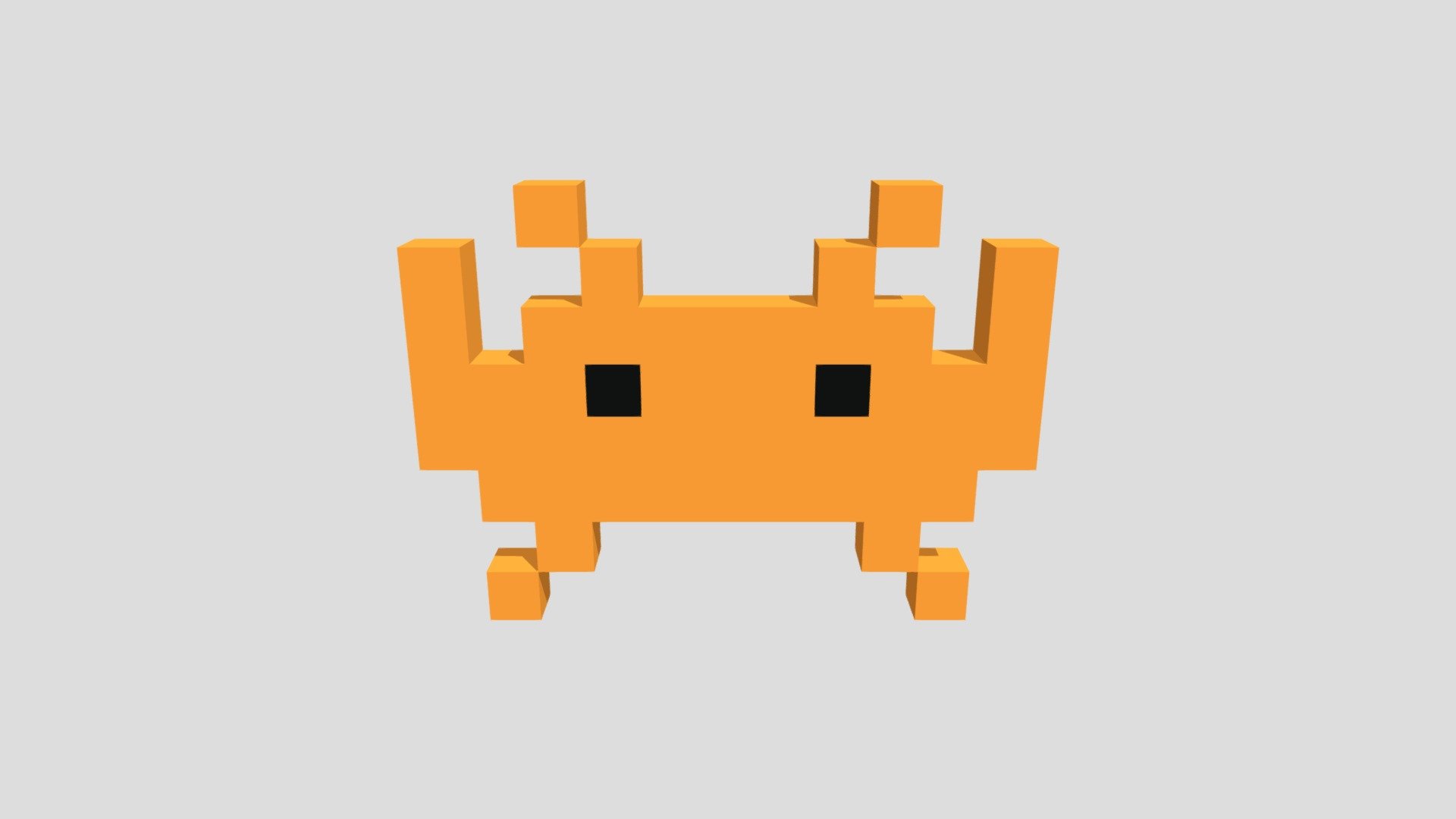 Invader_1 - Download Free 3D model by nitwit.friends [69bc85c] - Sketchfab