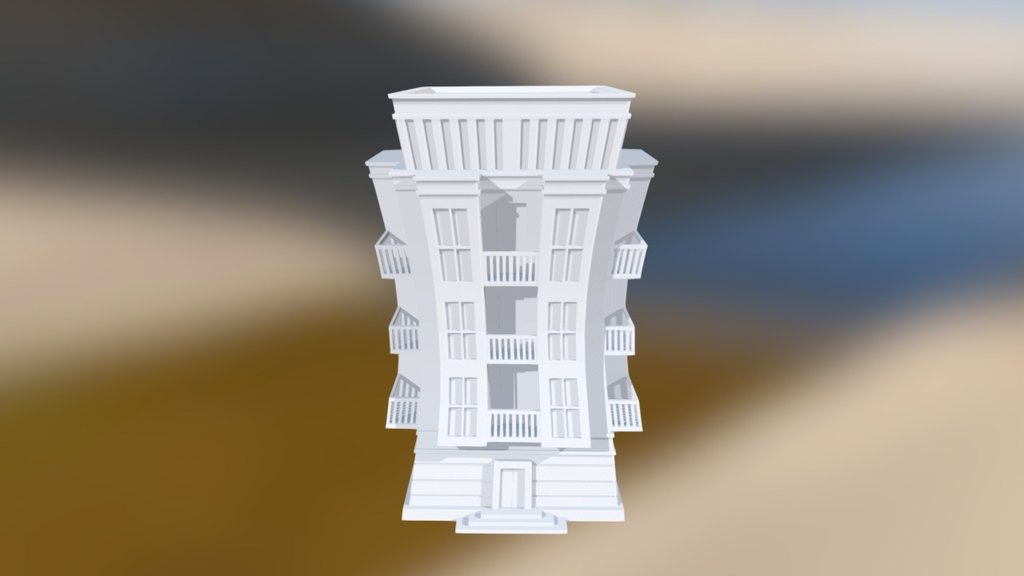 Building_Distort_test_01 - 3D model by tyschro [69bd279] - Sketchfab