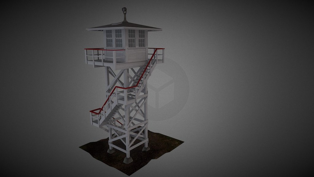 Sentry Tower - 3D model by charliebrown (@charlie12) [69bd900] - Sketchfab