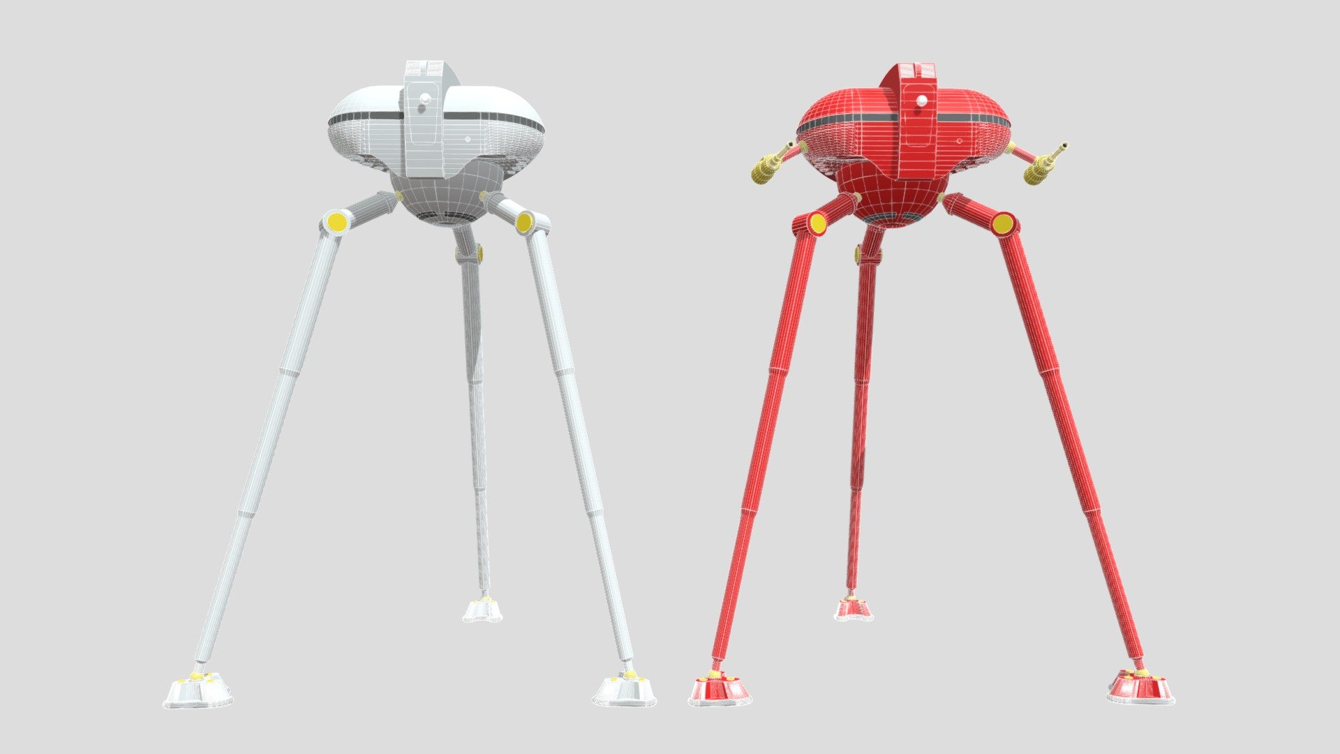 Tripods (The Tripods 1984) - Download Free 3D model by Rebus2077 ...