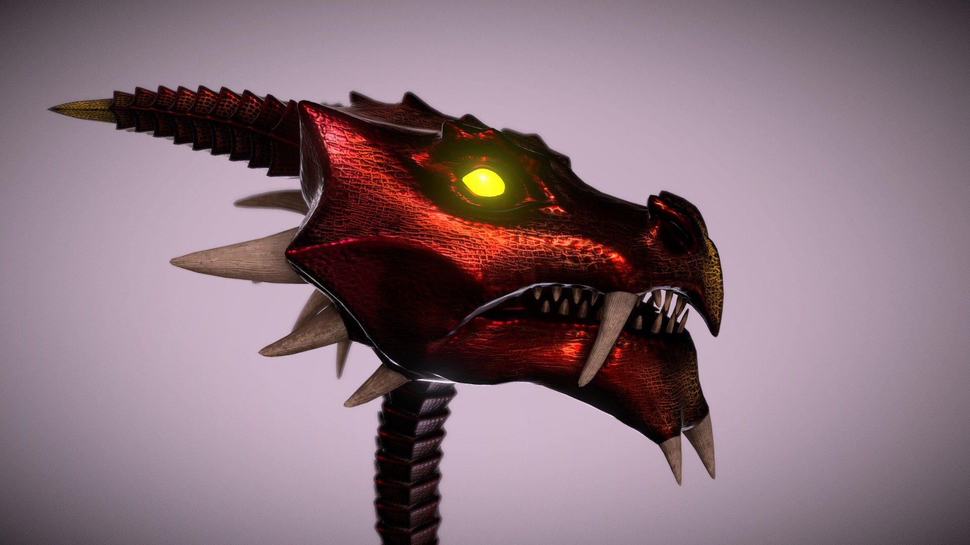 Dragon Hammer - 3D model by davidjcastner [69c2824] - Sketchfab