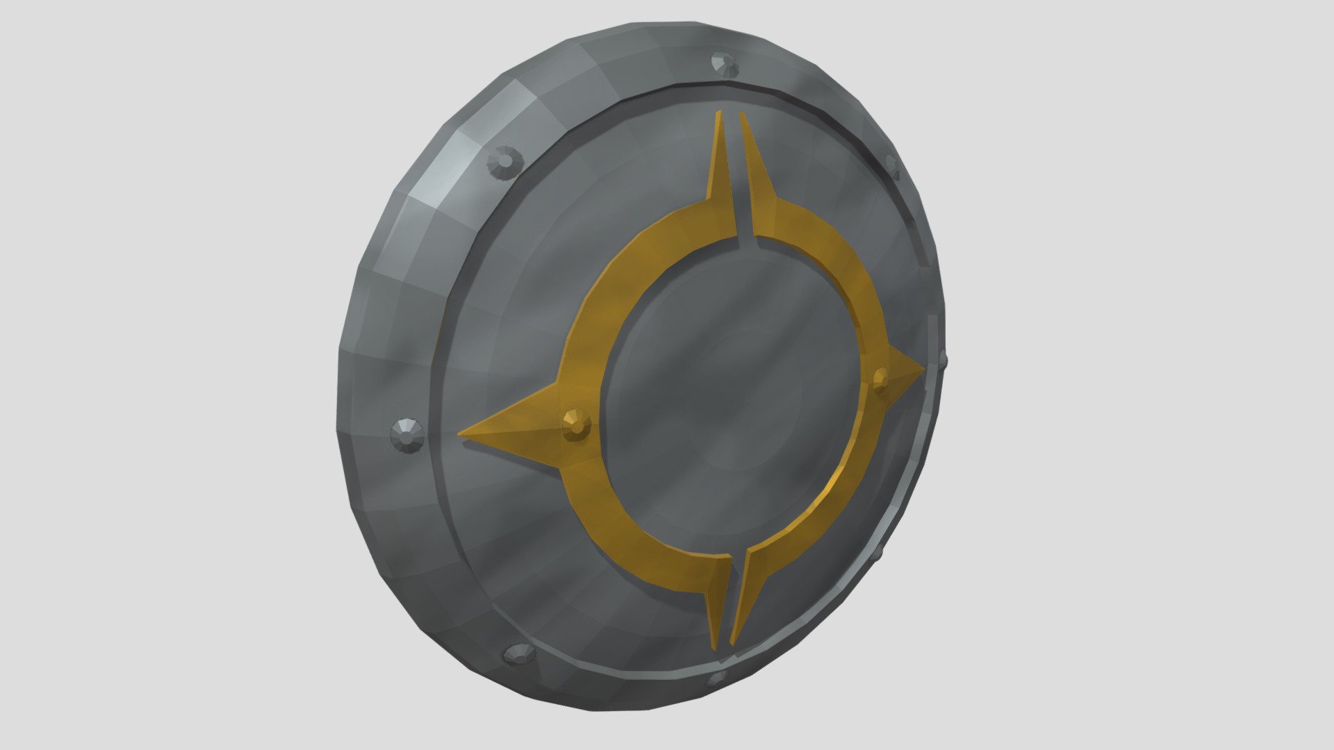 Round Shield - Download Free 3D model by Th3Ki11er [69c2893] - Sketchfab