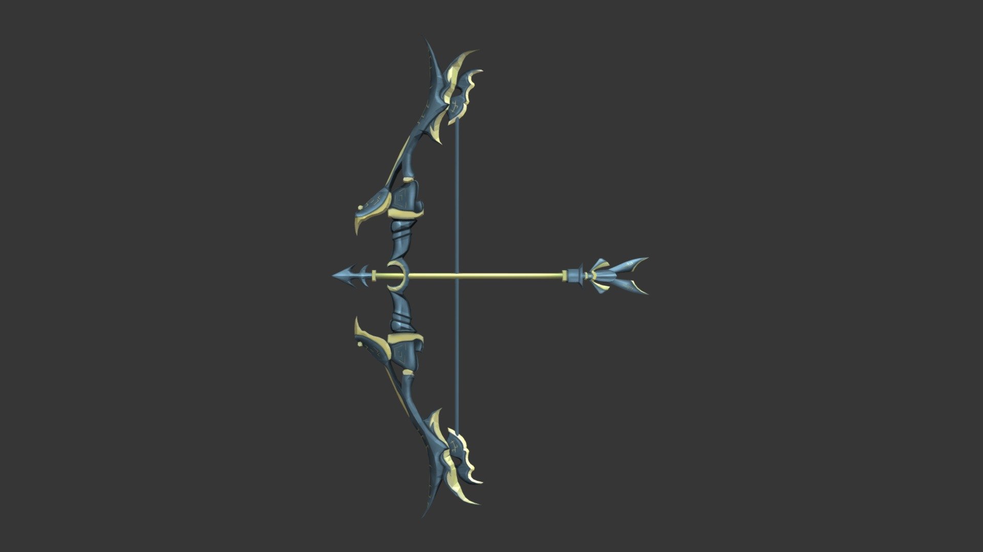 bow - 3D model by Shiba Fu (@kidom22771935) [69c5738] - Sketchfab