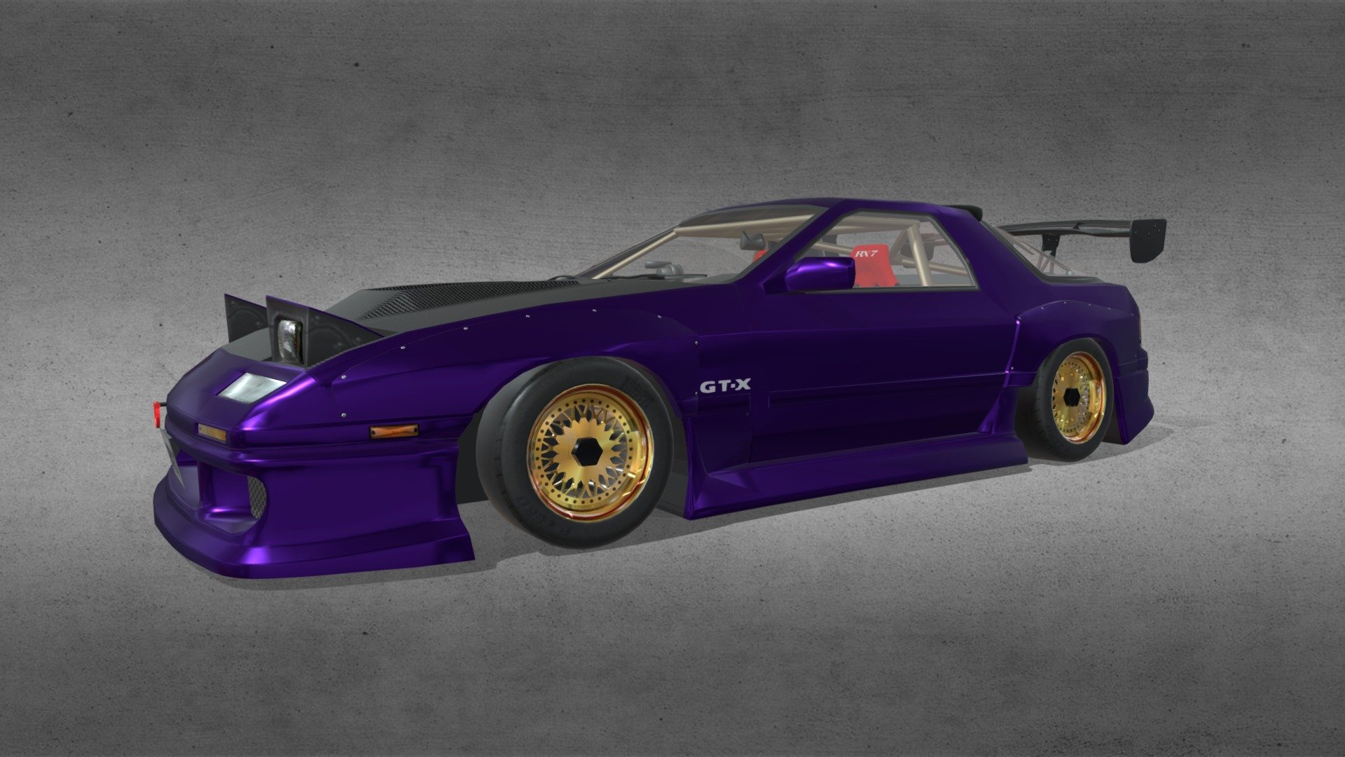 MAZDA SAVANNA RX7 GTX - 3D model by All-Wide (@dsm350) [69c613e ...
