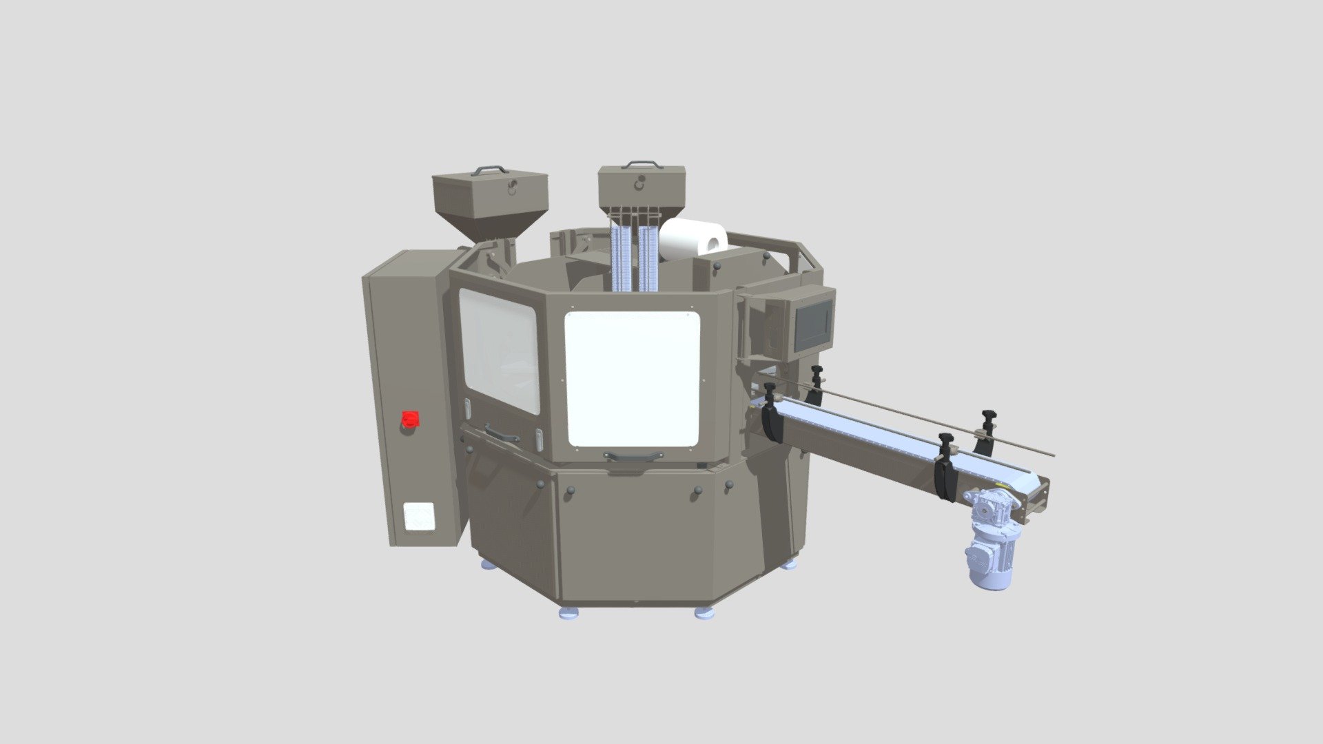 8 Position Rotary Filler - 3D model by fpesa [69c79bb] - Sketchfab