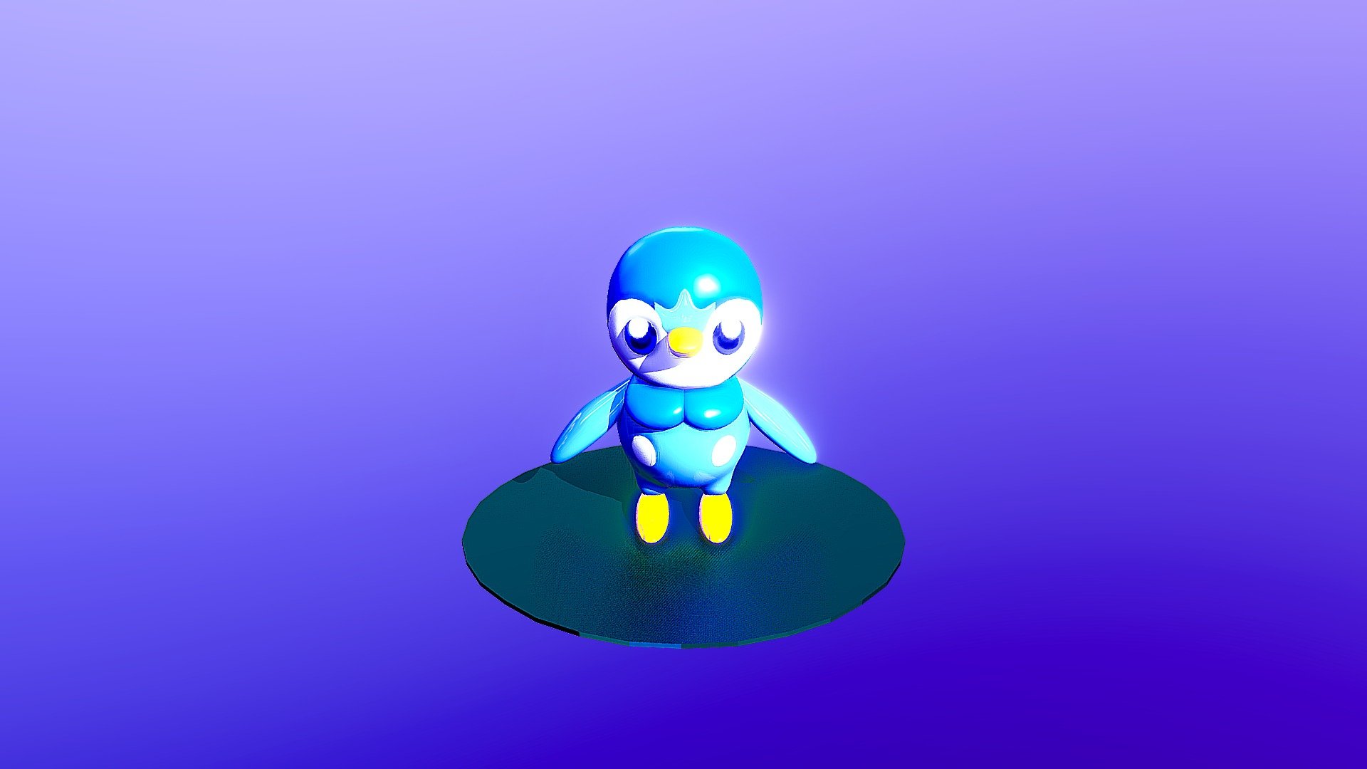 pokemon :Piplup - 3D model by herogamer0108 [69ca7a1] - Sketchfab