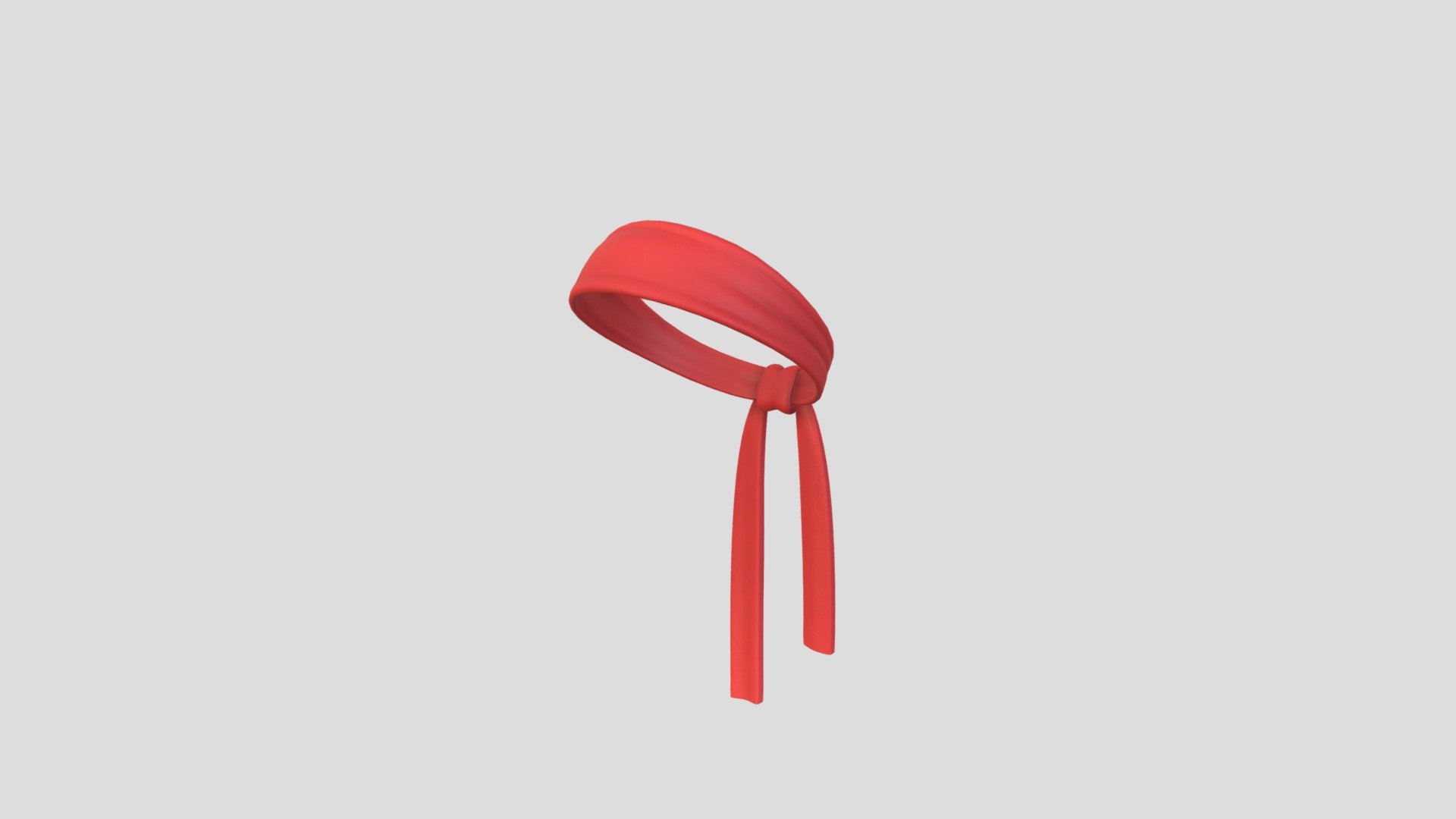 Headband032 Red Headband - Buy Royalty Free 3D model by Babara ...