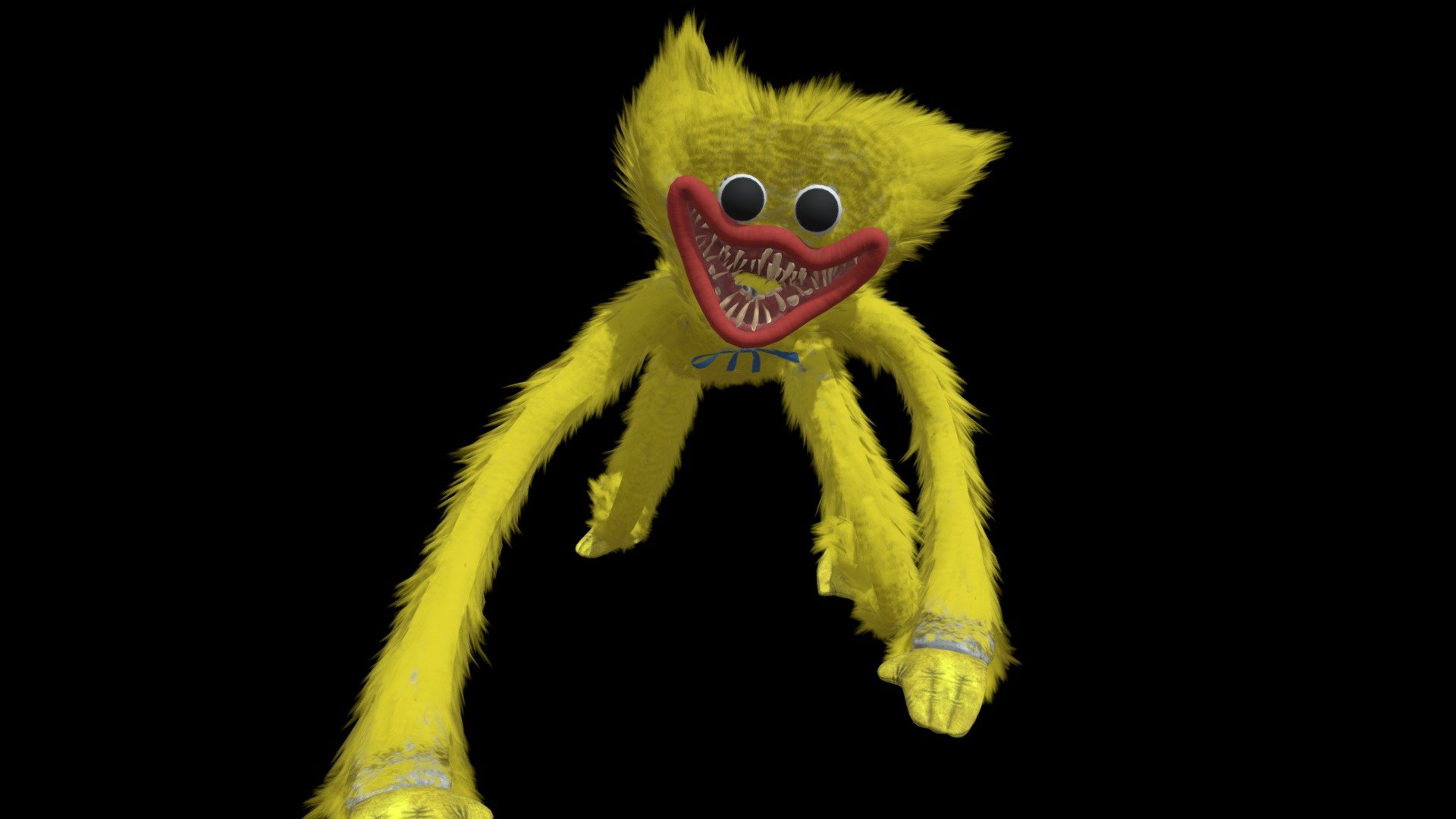 Poppy Playtime Chapter 4: Mini Huggy Yellow - Download Free 3D model by Unknown (@Unkown ...