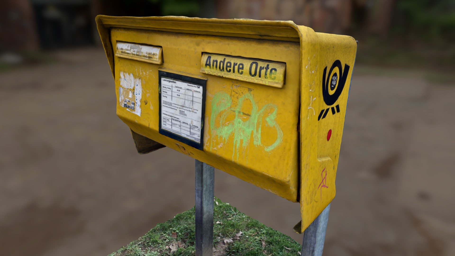 Mailbox aged weathered - Download Free 3D model by Kai Christmann (@kai ...