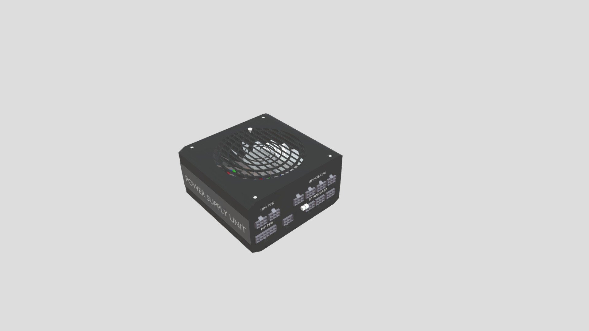 PSU Power Supply Unit - Download Free 3D model by Groovex ...