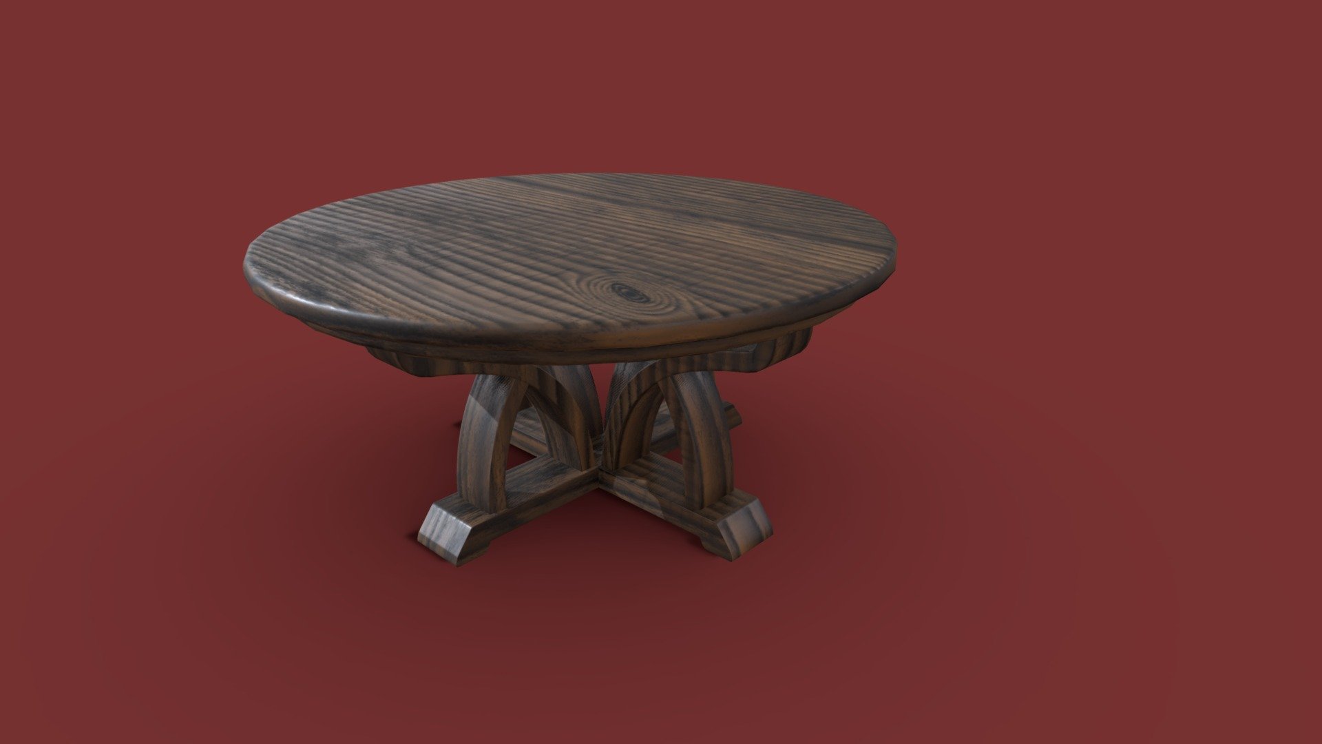 Round Coffee Table | Game Assets - Buy Royalty Free 3D model by ...